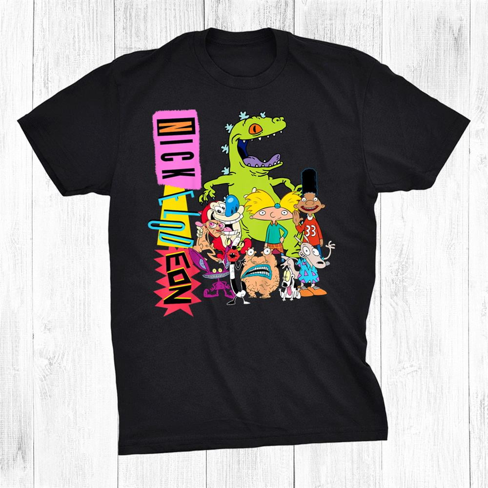 Nickelodeon Throwback Retro Character T-shirt - Walmart.com