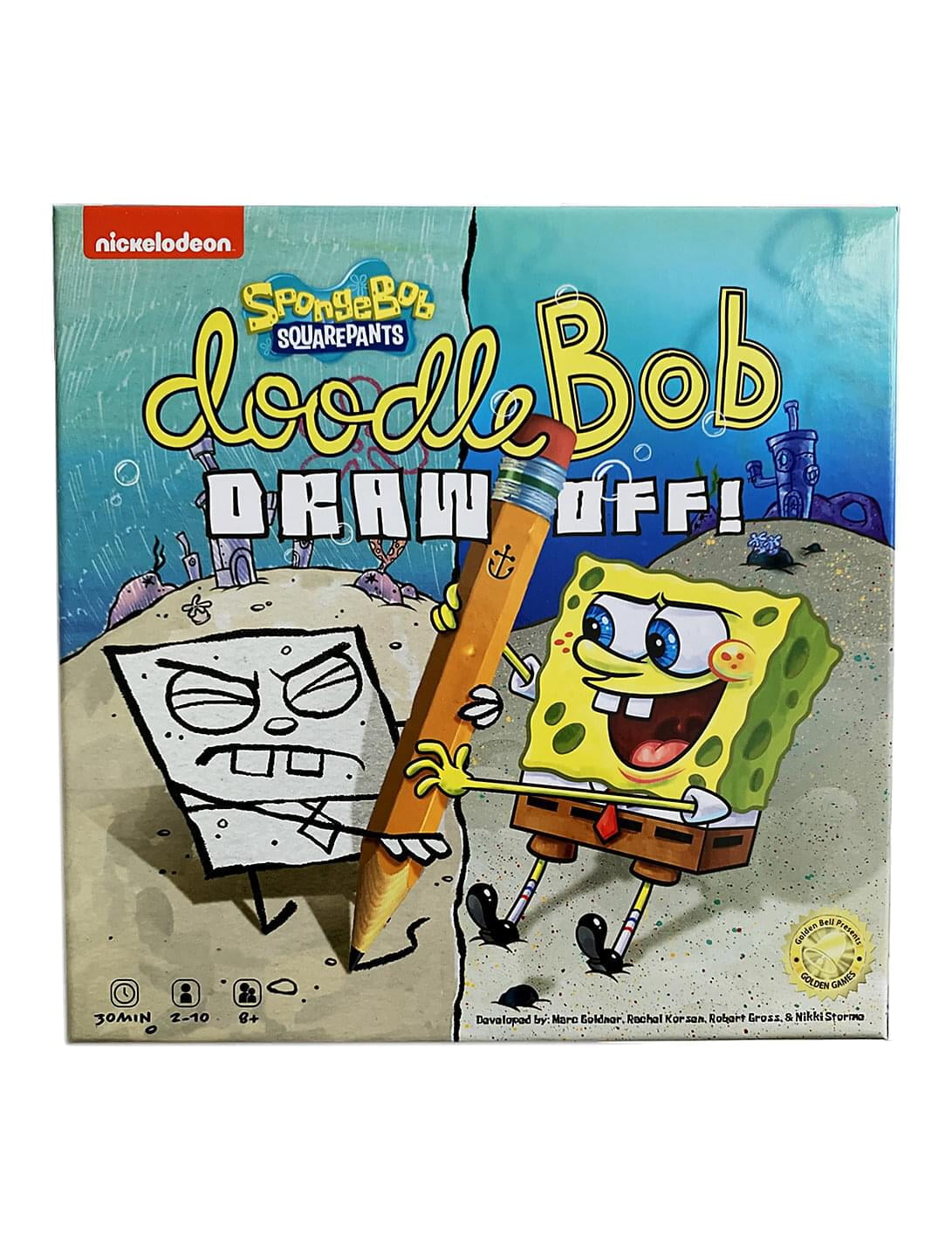 Nickelodeon Unisex for Adults Spongebob Doodlebob Draw Off Board Games ...