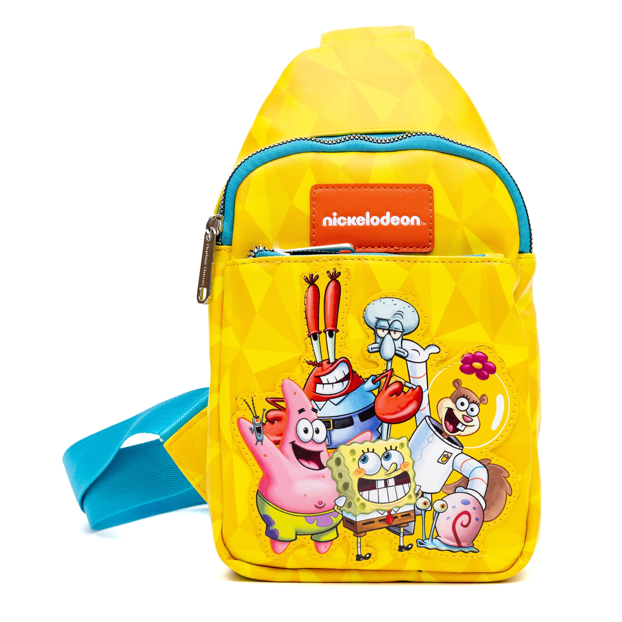Nickelodeon Vegan Leather Crossbody Sling Bag with Adjustable Straps ...