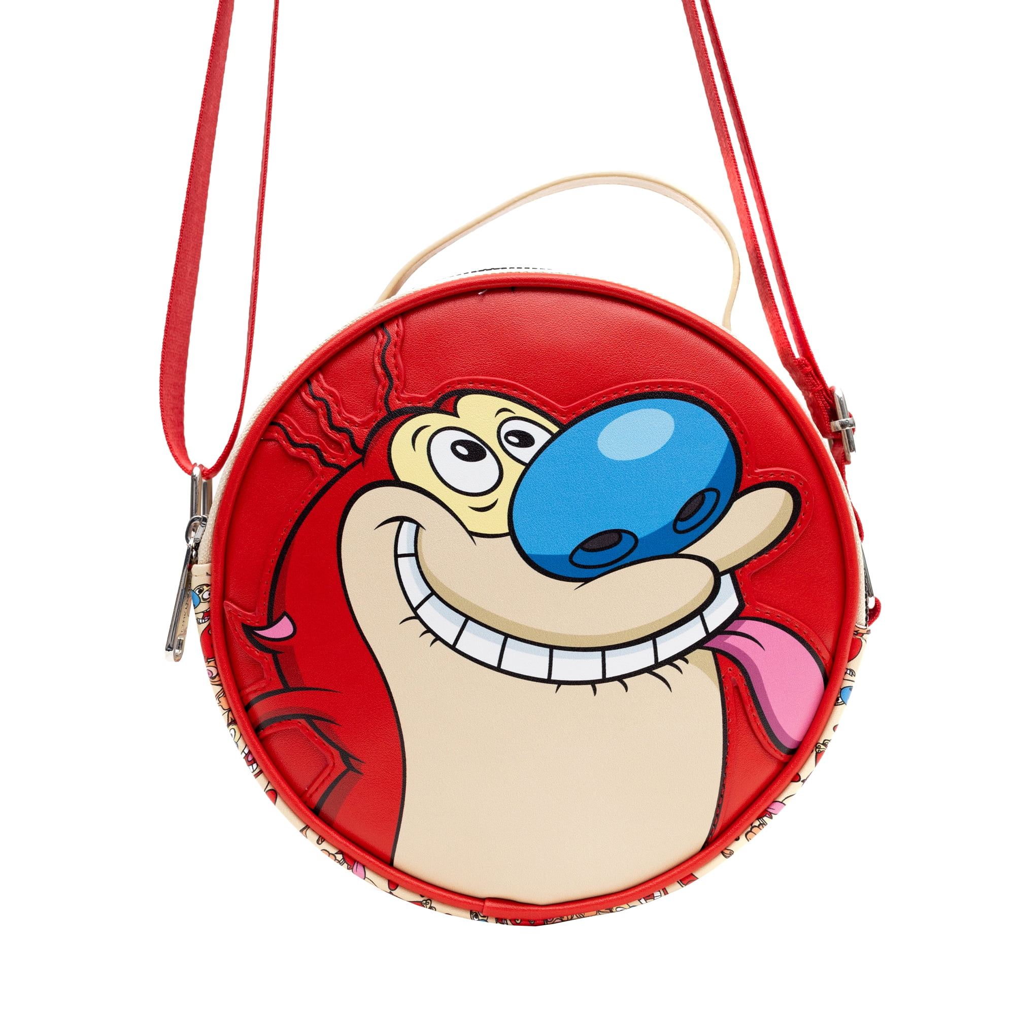 Nickelodeon Vegan Leather Round Crossbody Bag with Adjustable Straps ...