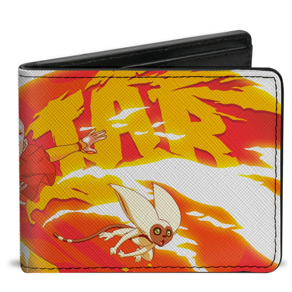 Nickelodeon Wallet, Bifold, Avatar the Last Airbender Aang and Momo ...