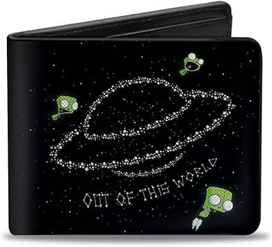 Nickelodeon Wallet, Bifold, Invader Zim GIR Out of the World Stars and ...