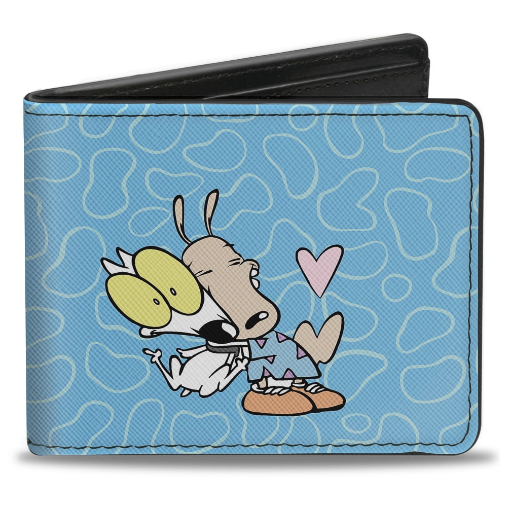 Nickelodeon Wallet, Bifold, Rocko Spunky Pose Heffer Pose Blue White ...