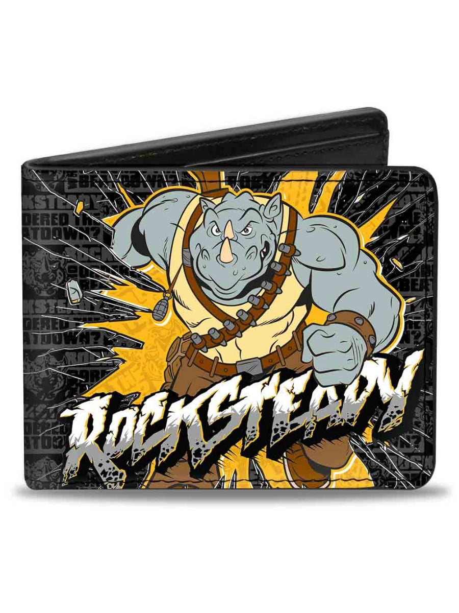 Nickelodeon Wallet, Bifold, Rocksteady Break Through Pose Who Ordered ...