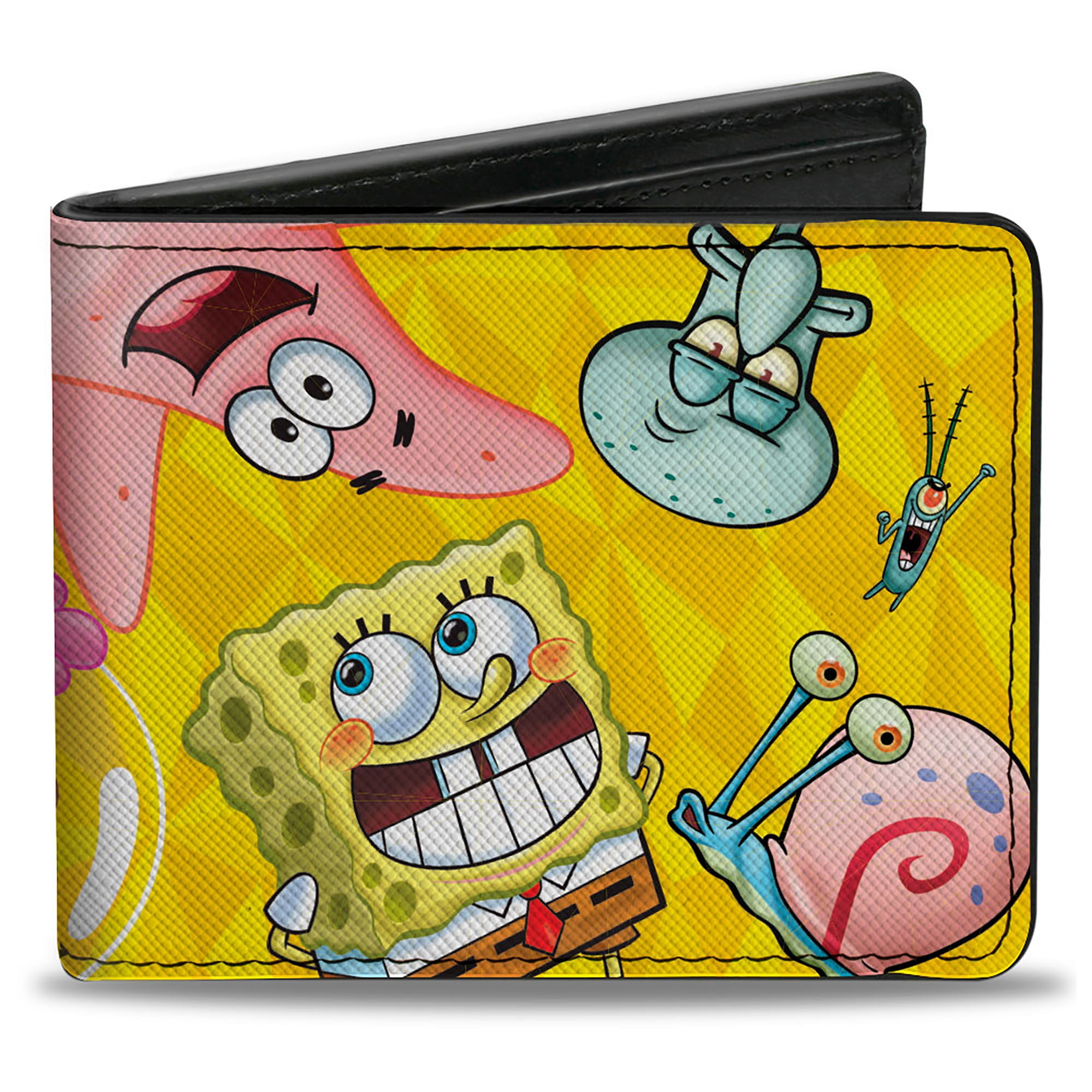 Nickelodeon Wallet, Bifold, SpongeBob SquarePants Characters Pose Toss ...