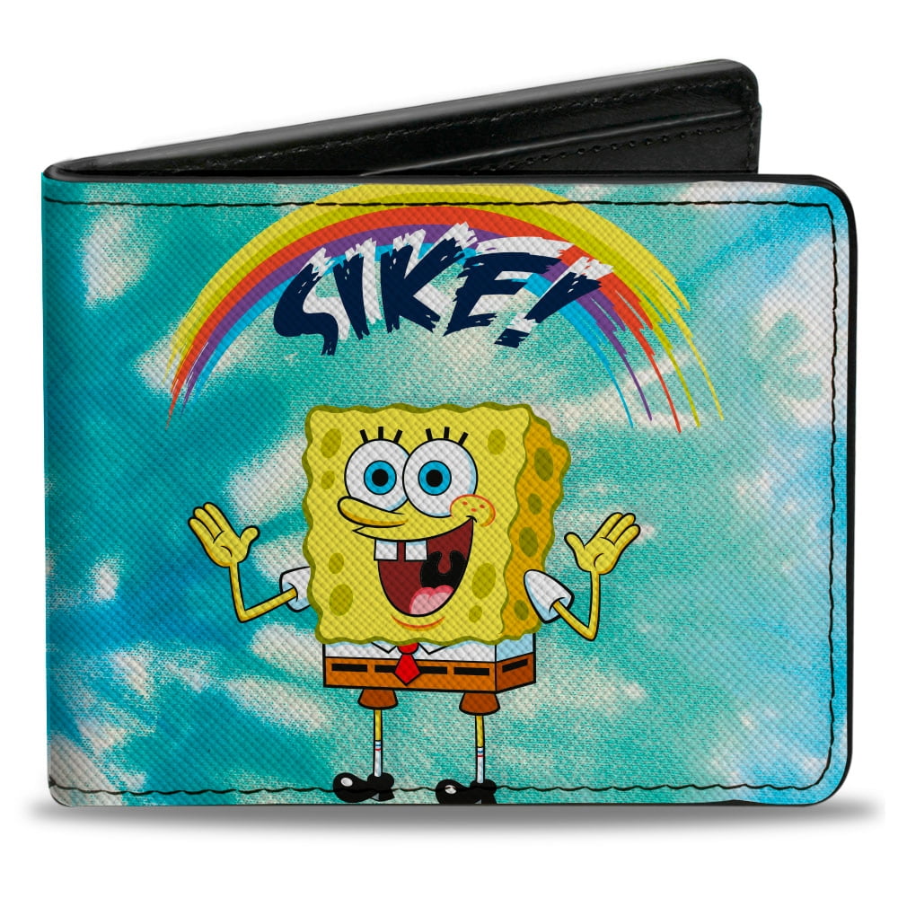 Spongebob Cards Buckle-Down SpongeBob SquarePants Wallet, Bifold ...