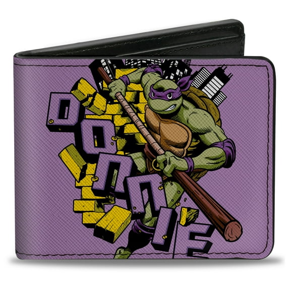 Nickelodeon Wallet, Bifold, Teenage Mutant Ninja Turtles Donnie Action ...