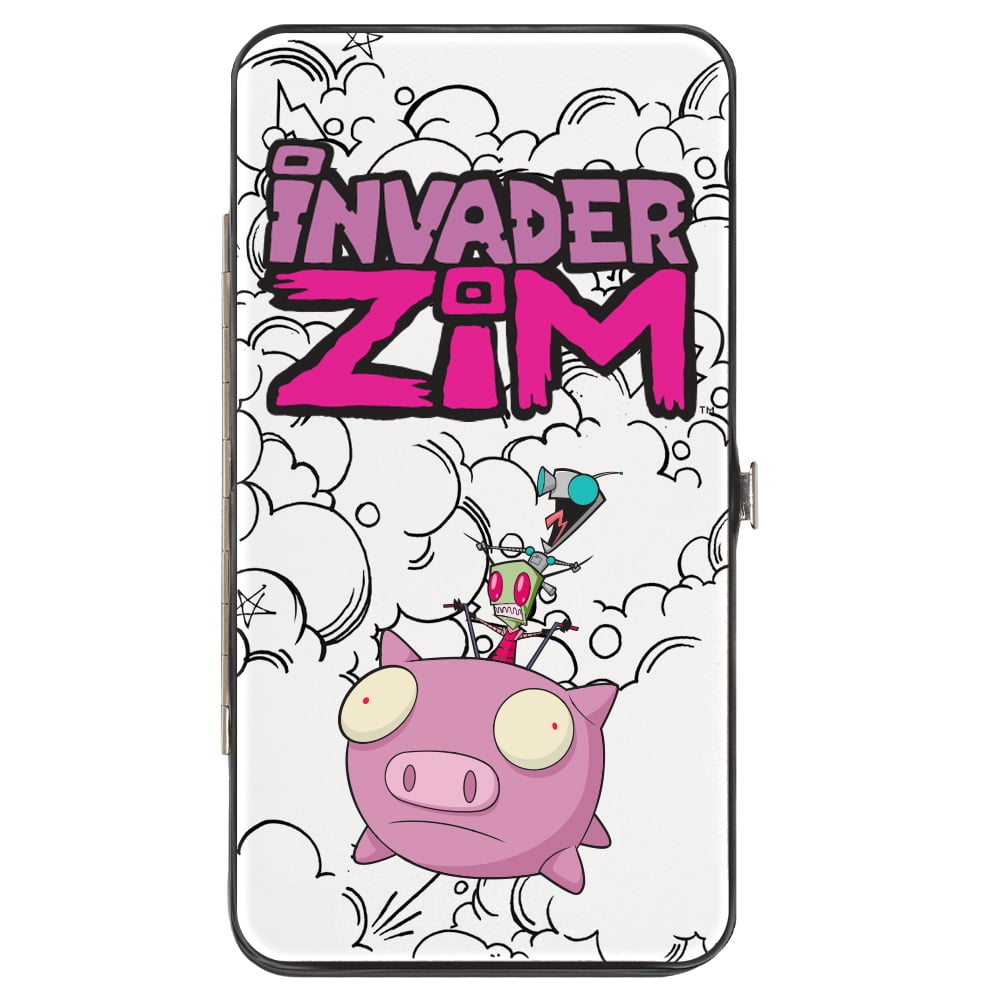 Nickelodeon Wallet, Hinged, Invader Zim Zim and GIR and Piggy Doddles ...
