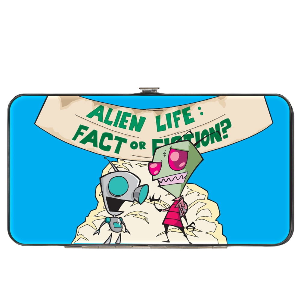 Nickelodeon Wallet, Hinged, Invader Zim and GIR Alien Life Pose amd Zim ...