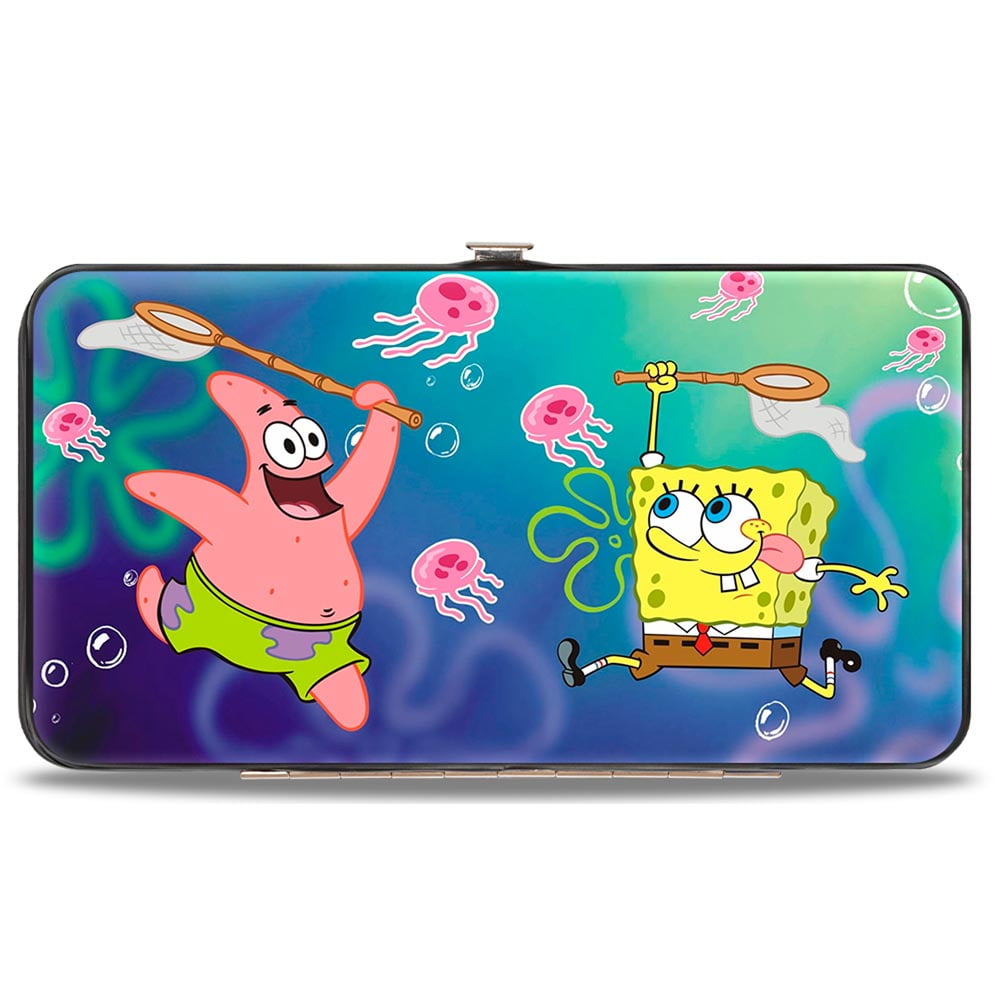 Nickelodeon Wallet, Hinged, Patrick Starfish Spongebob Jellyfishing ...