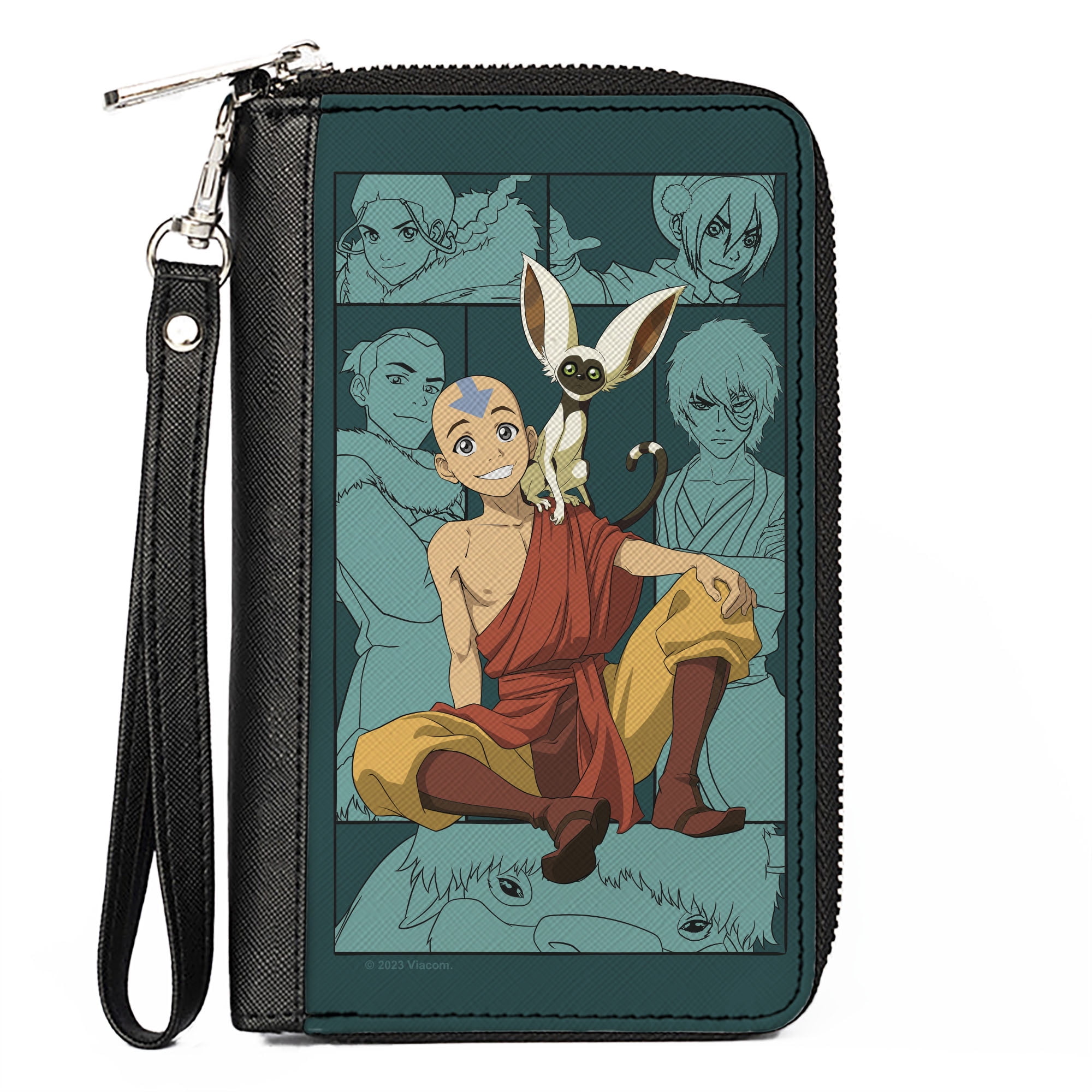Nickelodeon Wallet, Zip Around, Avatar Aang and Momo Pose with ...