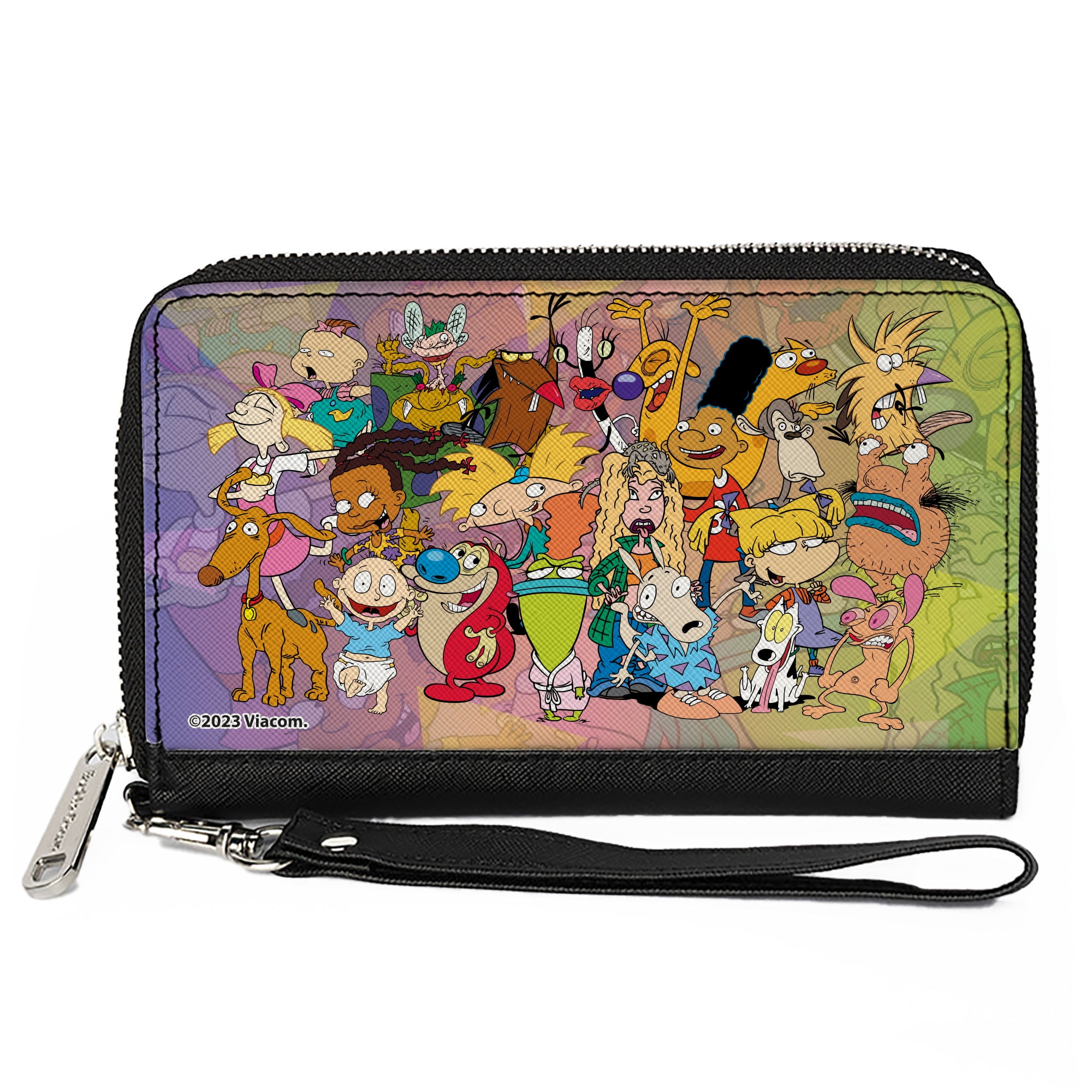 Nickelodeon Wallet, Zip Around, Nick 90s Character Group Pose Fade ...