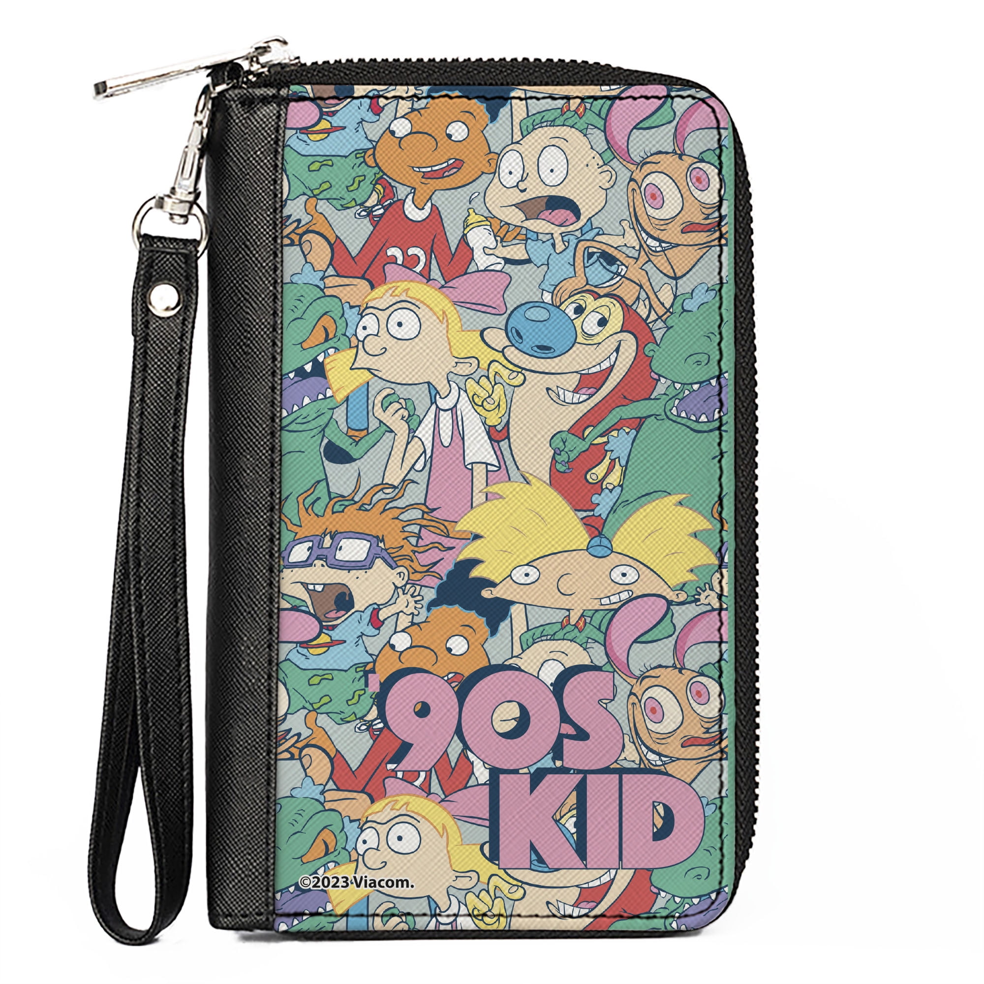 Nickelodeon Wallet, Zip Around, Nick Rewind 90s Kid Character Mash Up ...