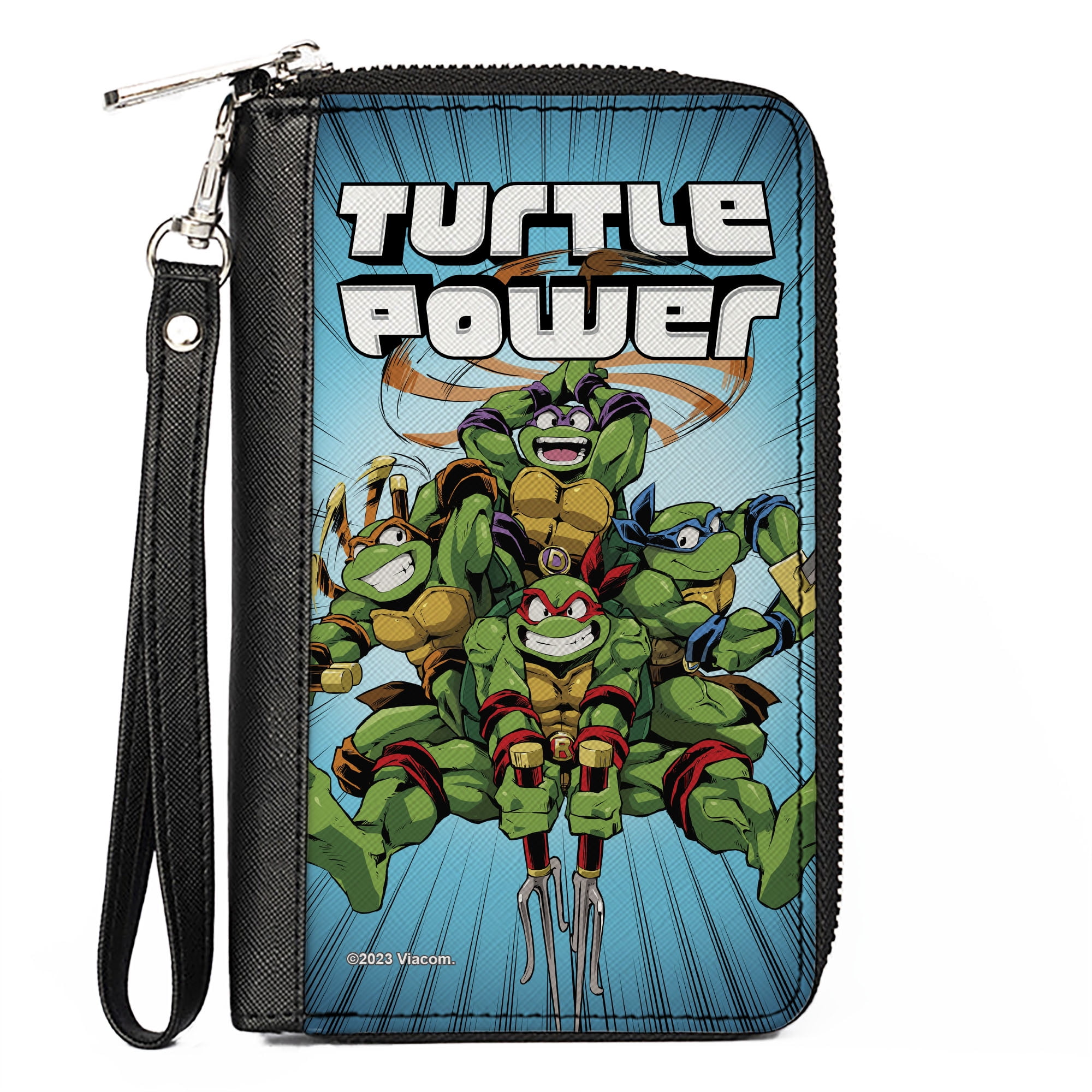 Nickelodeon Wallet, Zip Around, Ninja Turtles Turtle Power Group Pose ...