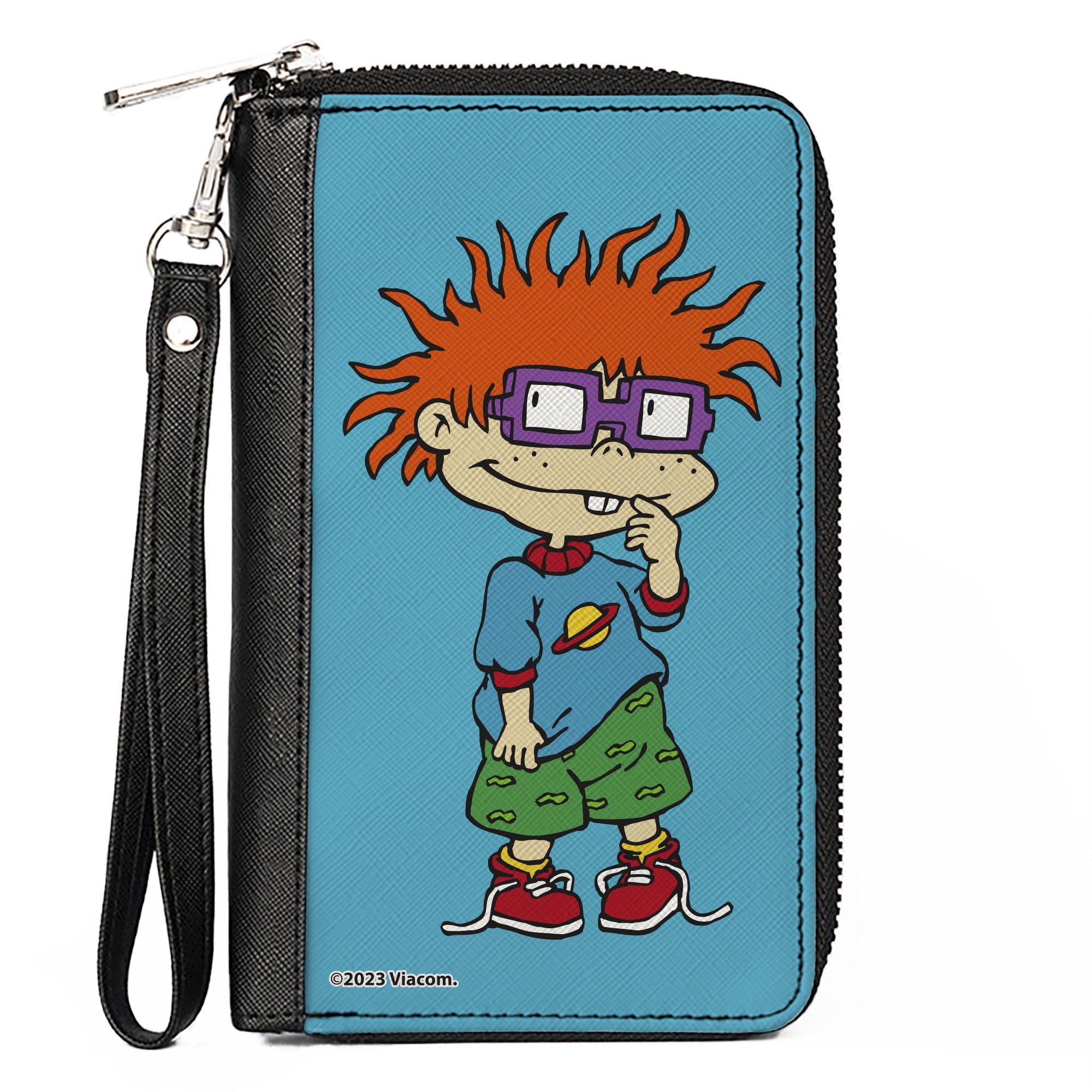 Nickelodeon Wallet, Zip Around, Rugrats Chuckie Pose Blue , Vegan ...