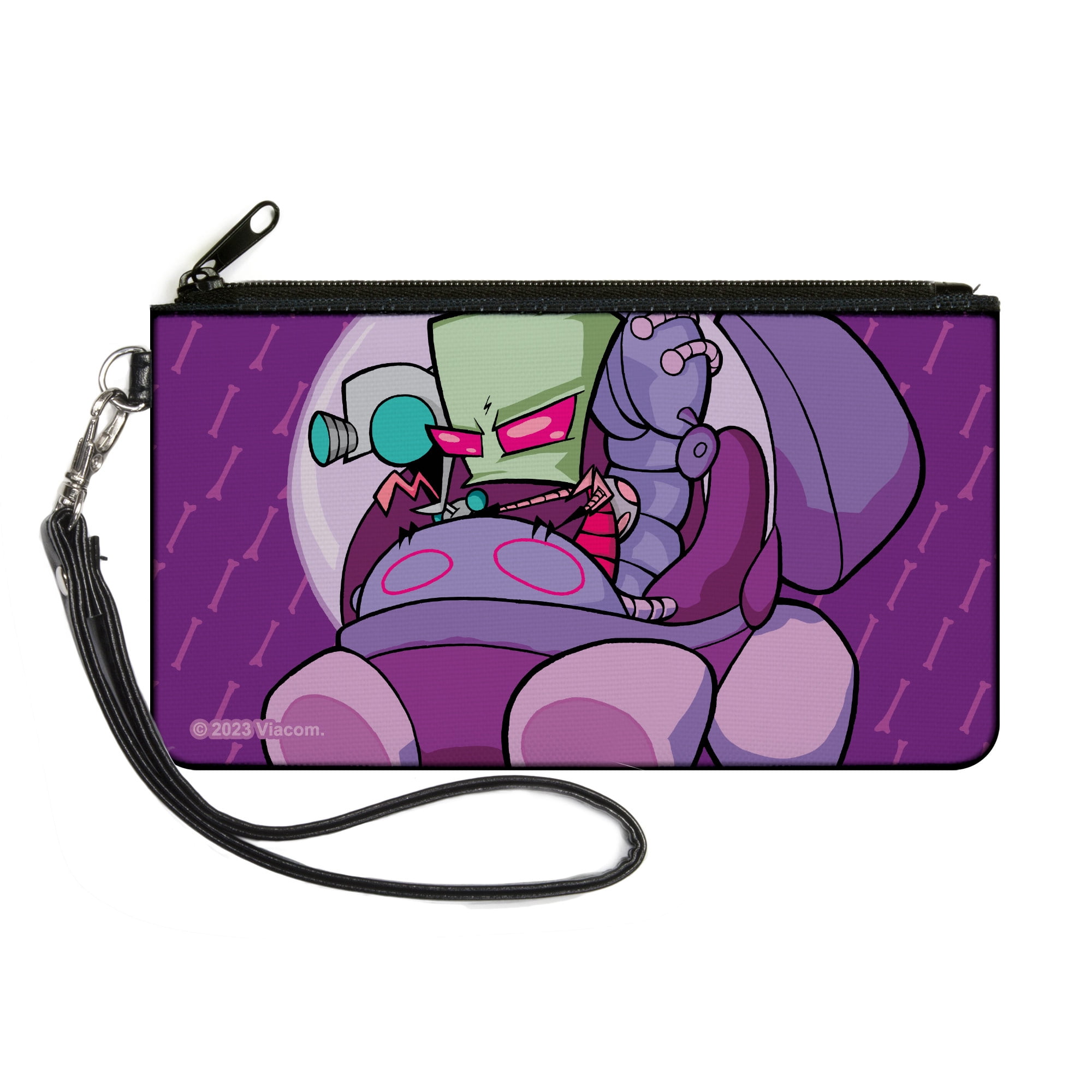 Nickelodeon Wallet, Zip Clutch, Invader Zim and GIR Voot Cruiser Pose ...
