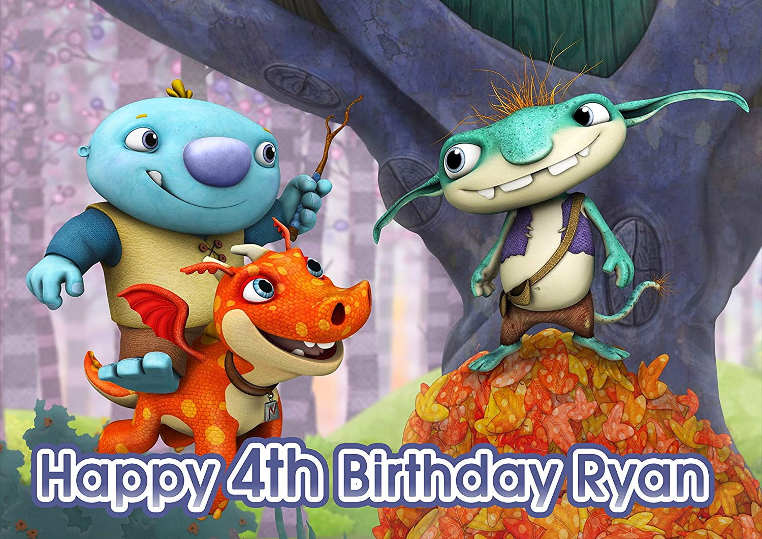 Nickelodeon Wallykazam! - Edible Cake Topper - 11.7 x 17.5 Inches 1/2 ...