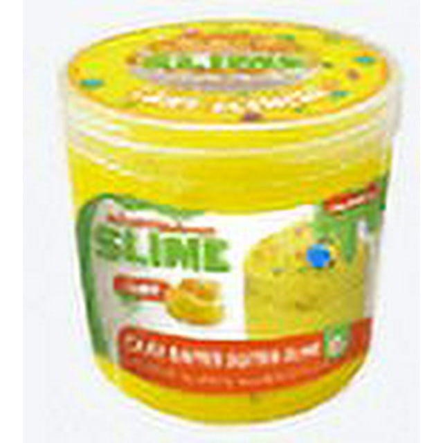 Nickelodeon Yellow Scented Cake Batter Slime Finished with Colorful ...