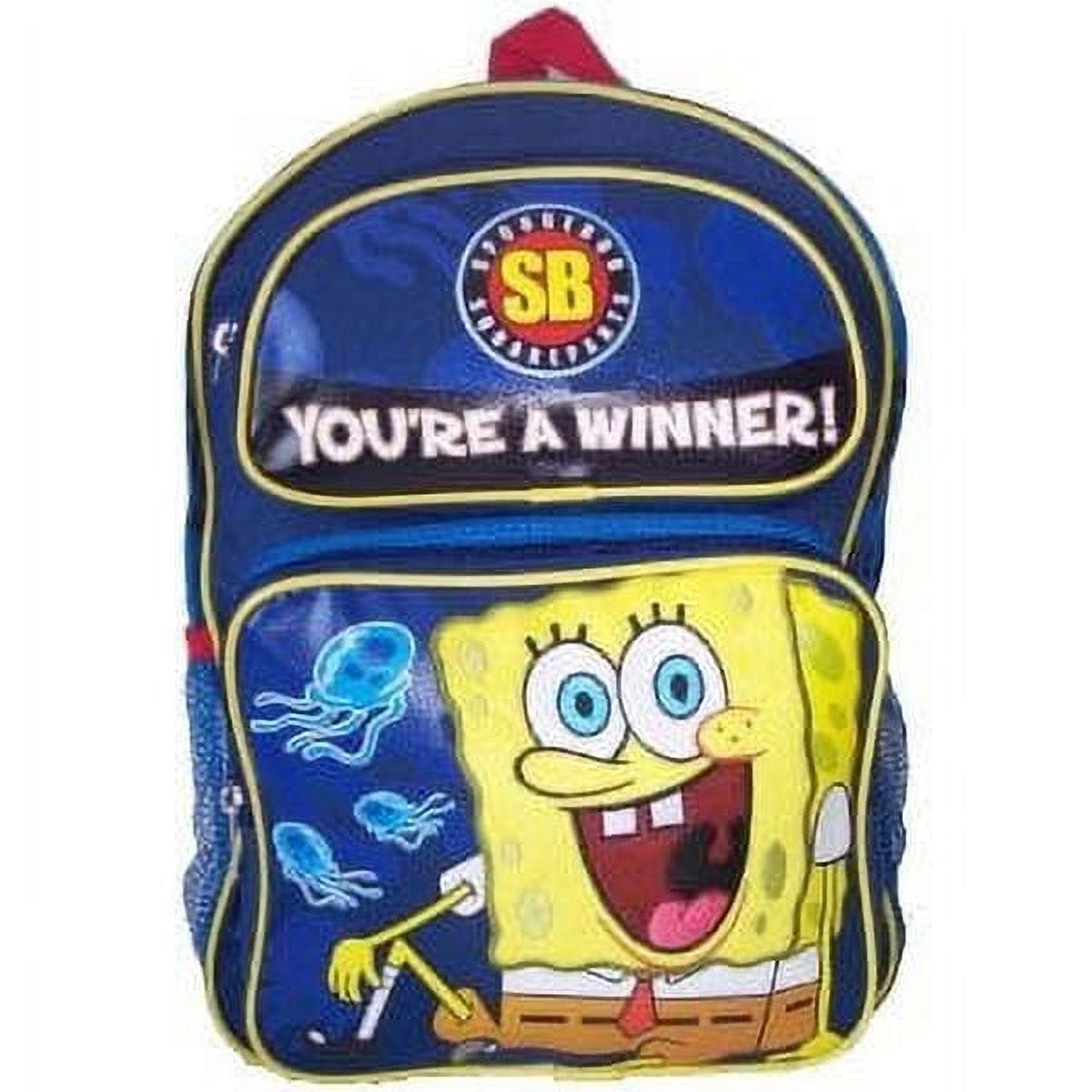 Nickelodeon You're a Winner Spongebob medium size backpack 15"x10 ...