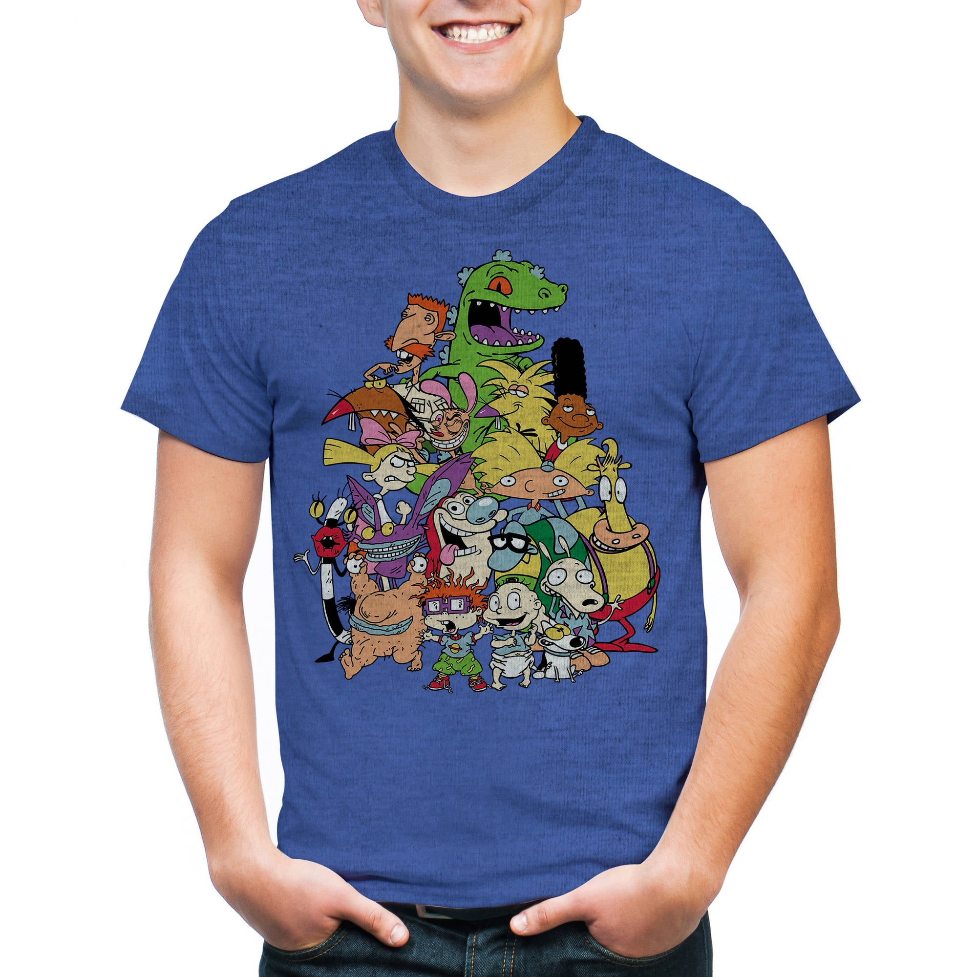 Nickelodeon nick group Men's graphic short sleeve tee - Walmart.com