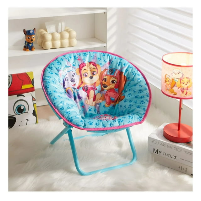 Nickelodeon's Paw Patrol 19" Kids Character Mini Saucer Chair for ...