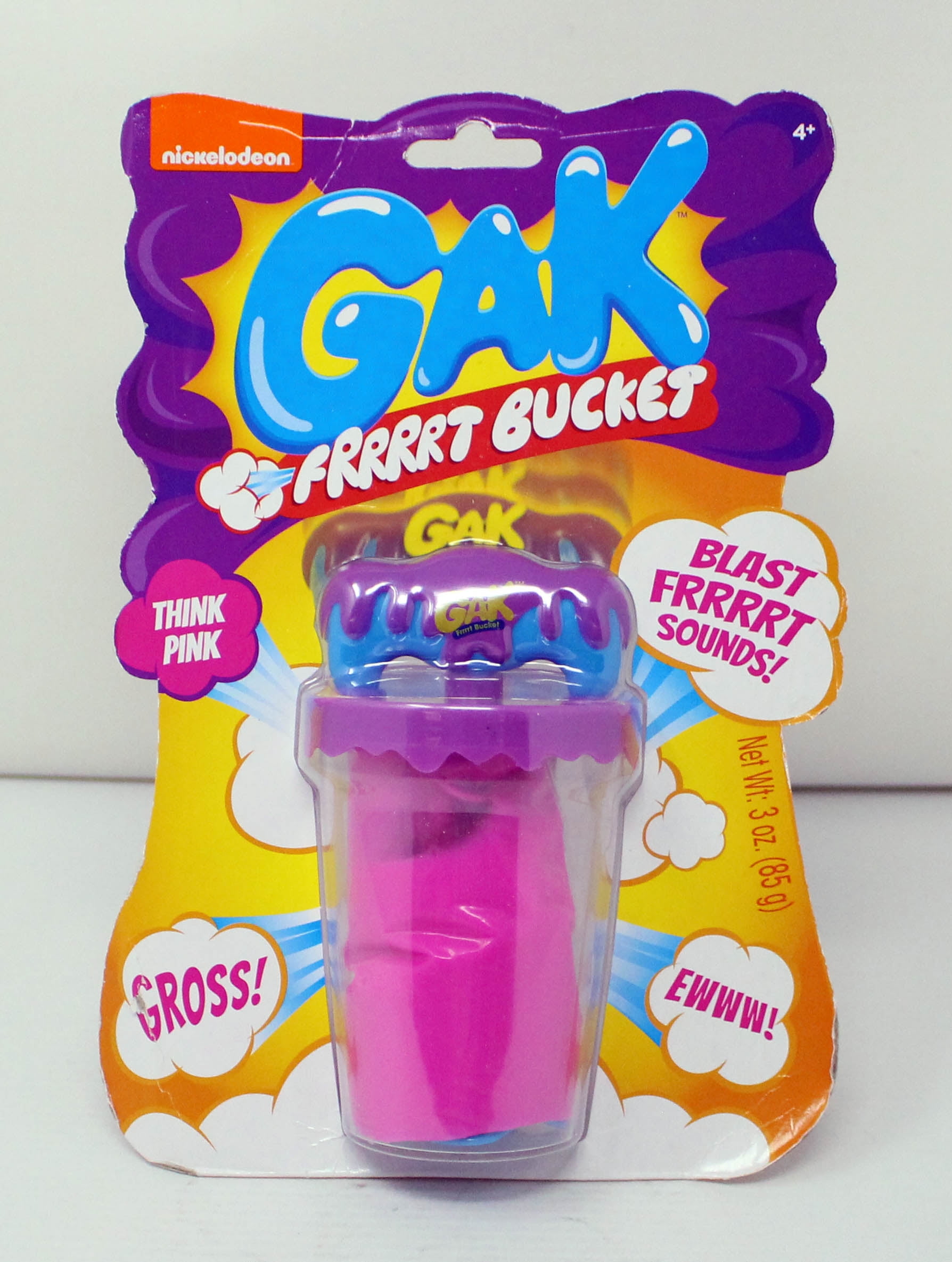 Nickelodian Gak frrrrt Bucket (Think Pink) - Walmart.com