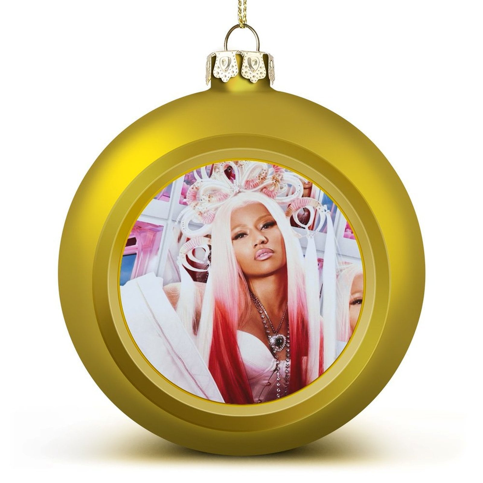 Nicki Minaj Christmas Ball Ornaments, 2.4 Inch Christmas Tree ...