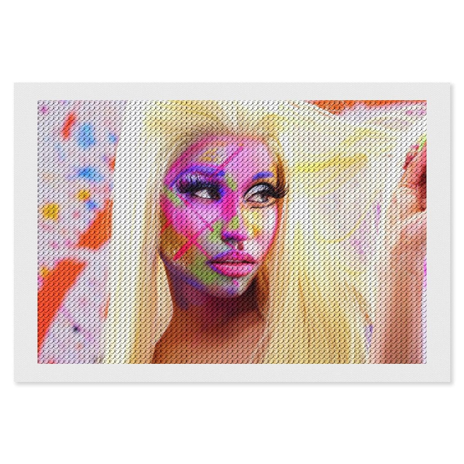 Nicki Minaj Diamond Art Painting for Adult, DIY Full Round 5D Diamond ...