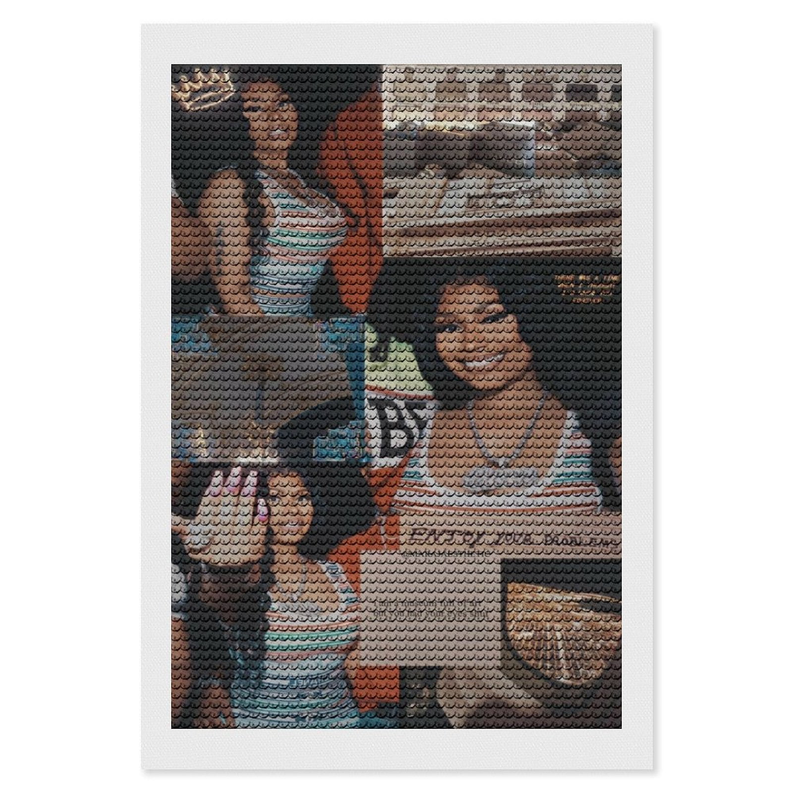 Nicki Minaj Diamond Art Painting for Adult, DIY Full Round 5D Diamond ...