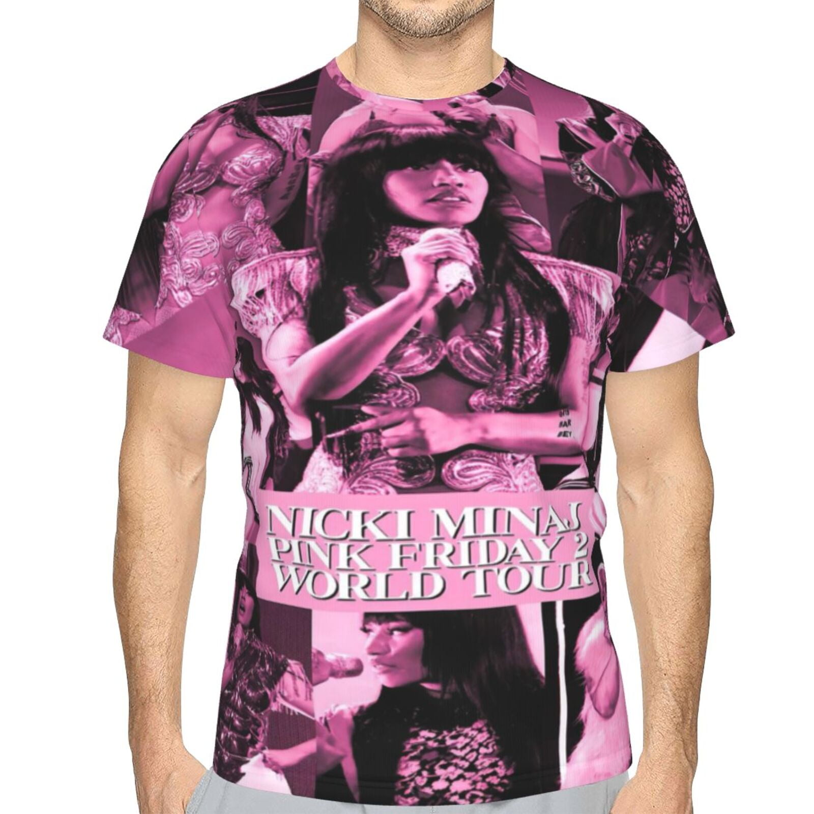 Nicki Minaj Mens 3d Graphic Print Shirts Casual Short Sleeve Tee Shirts ...