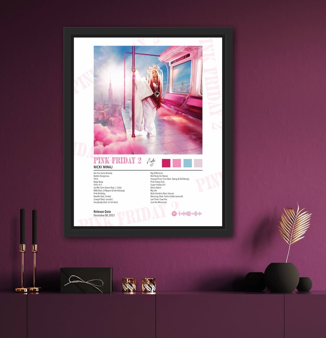 Nicki Minaj, Pink Friday 2 Album Cover, Celeb, Music, Rap Music, Cover ...