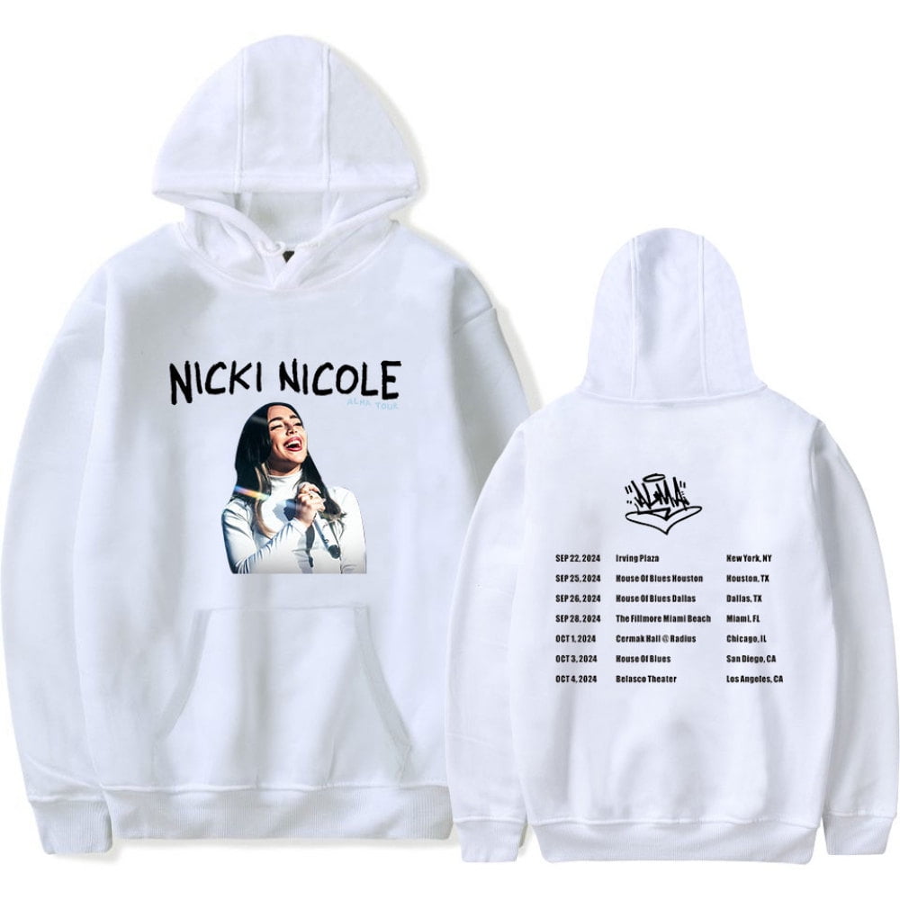 Nicki Nicole ALMA Tour Merch Hoodie Pockets Drawstring Unisex Hooded ...