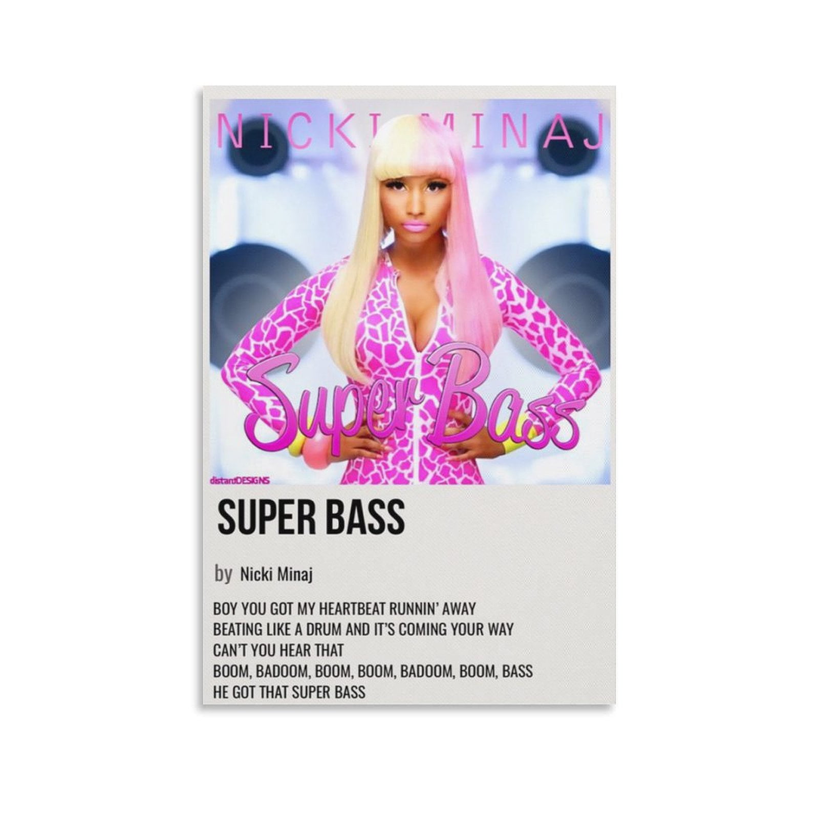 Nicki Poster Minaj Music Album Cover Posters (2) Picture Print Canvas ...
