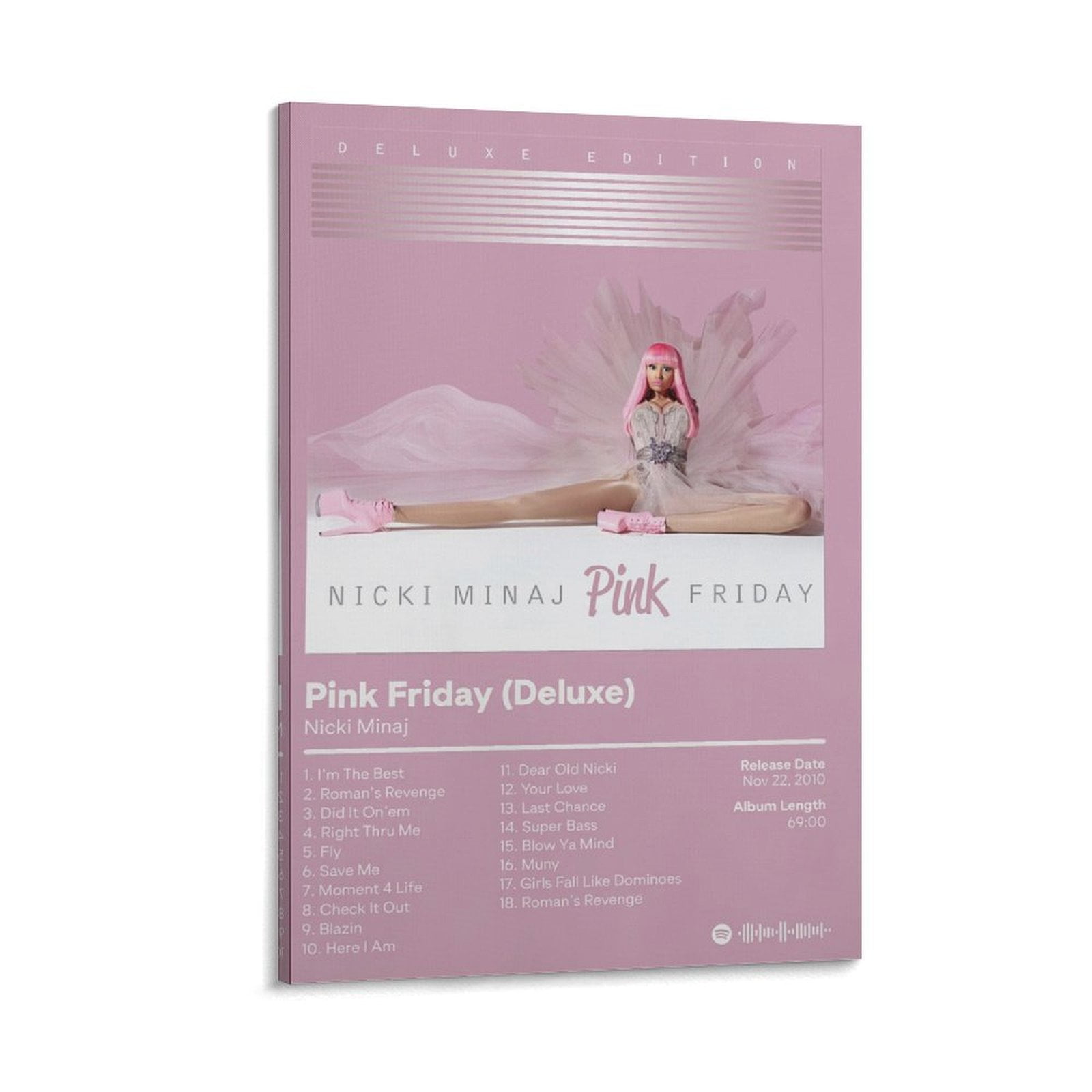 Nicki Poster Minaj Pink Friday (Complete Edition) Music Album Cover ...