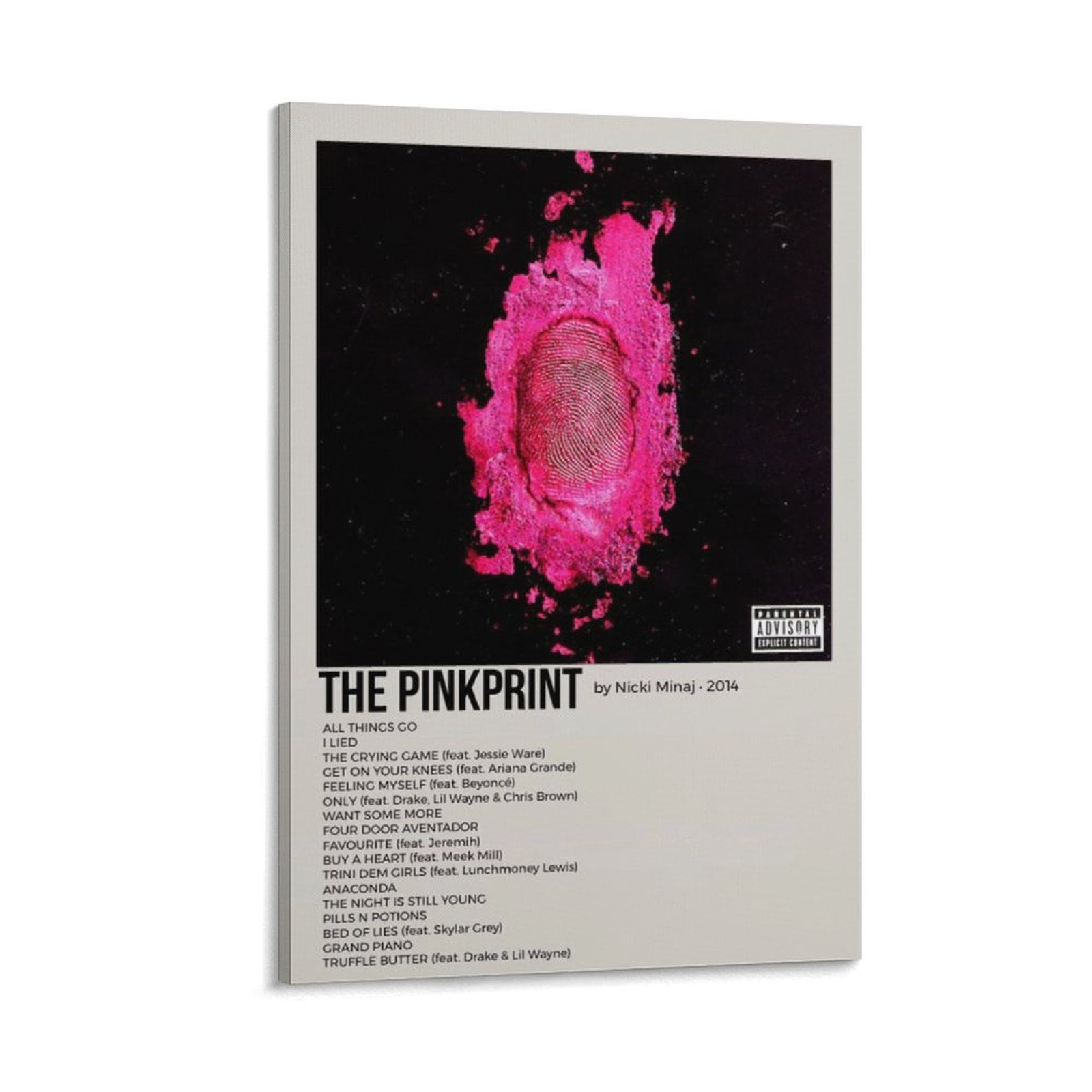 Nicki Poster Minaj The Pinkprint Music Album Cover Posters (1) Picture ...