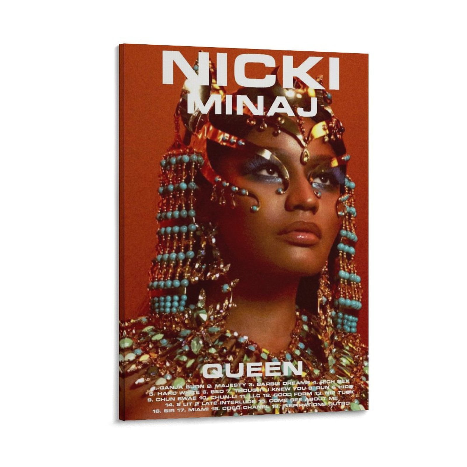 Nicki Poster Minaj Queen Music Album Cover Posters (4) Art Poster ...