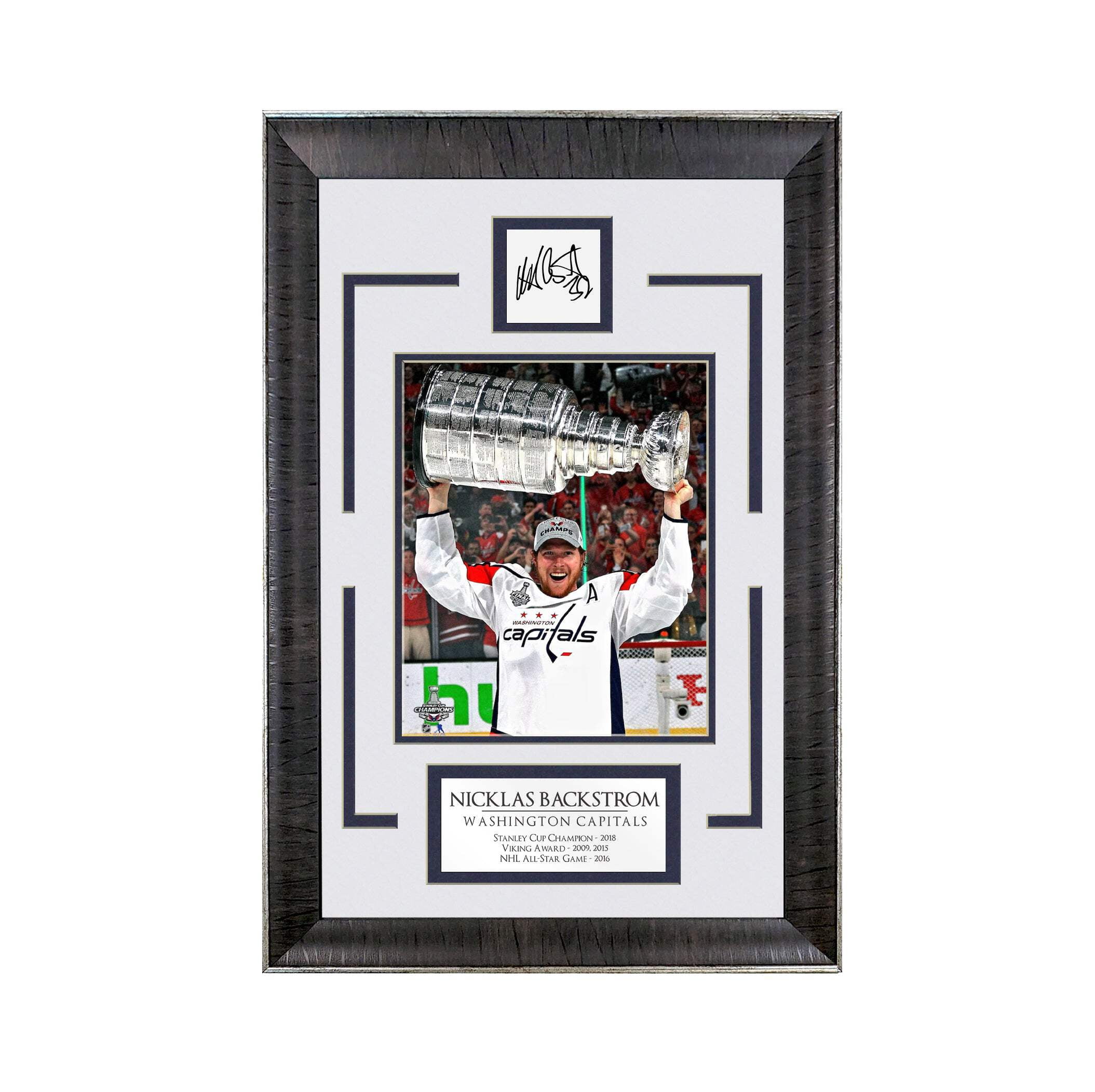 Nicklas Backstrom - Capitals - Spotlight Collection | 16 x 23 - Framed ...