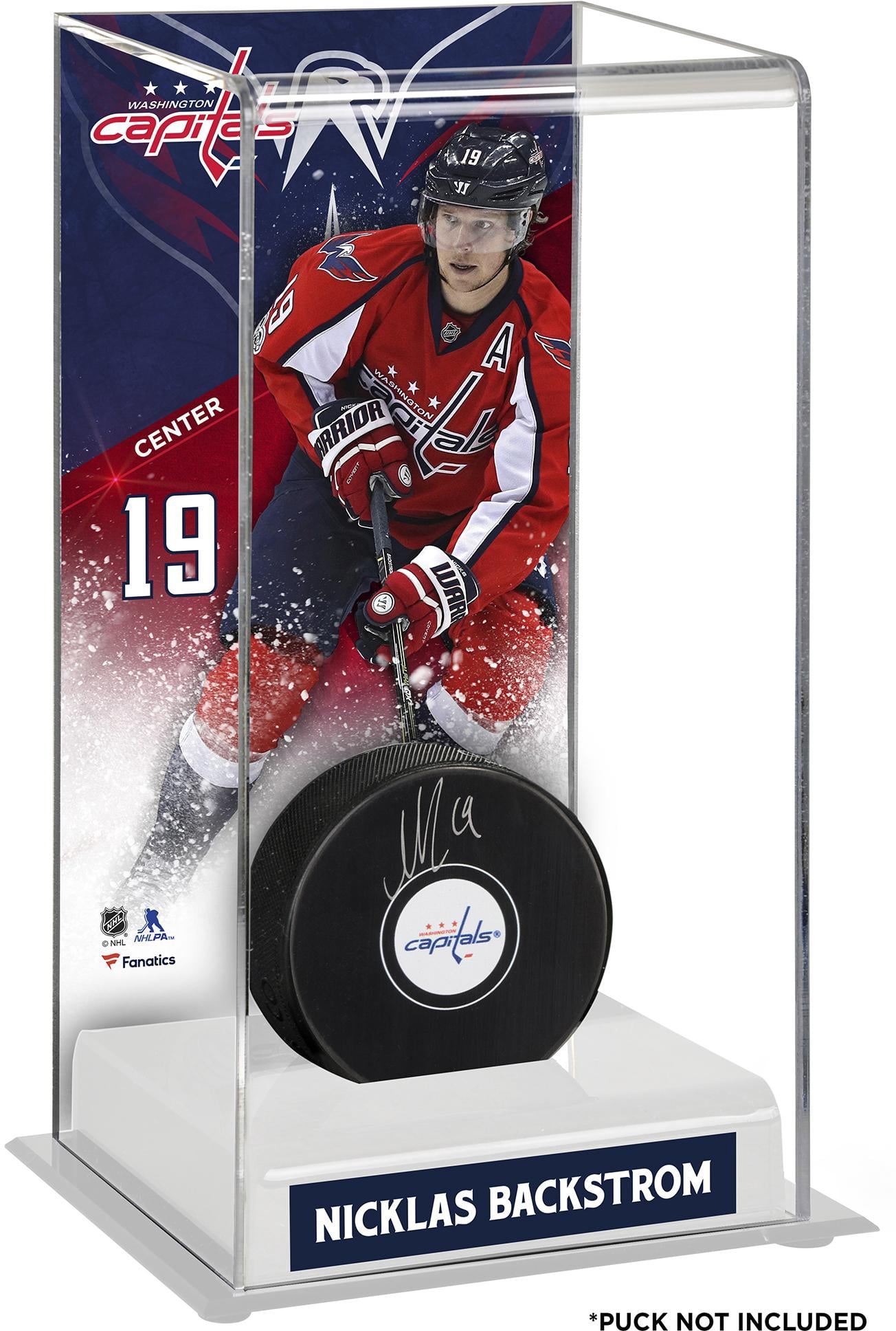 Nicklas Backstrom Washington Capitals Deluxe Tall Hockey Puck Case ...