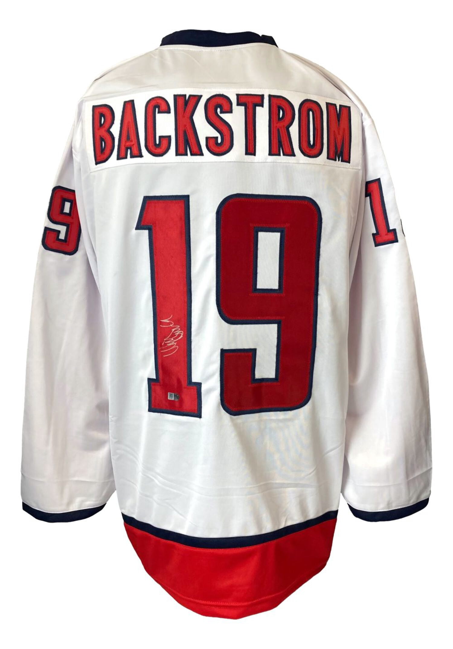 Nicklas Backstrom Washington Signed White Hockey Jersey Sports ...