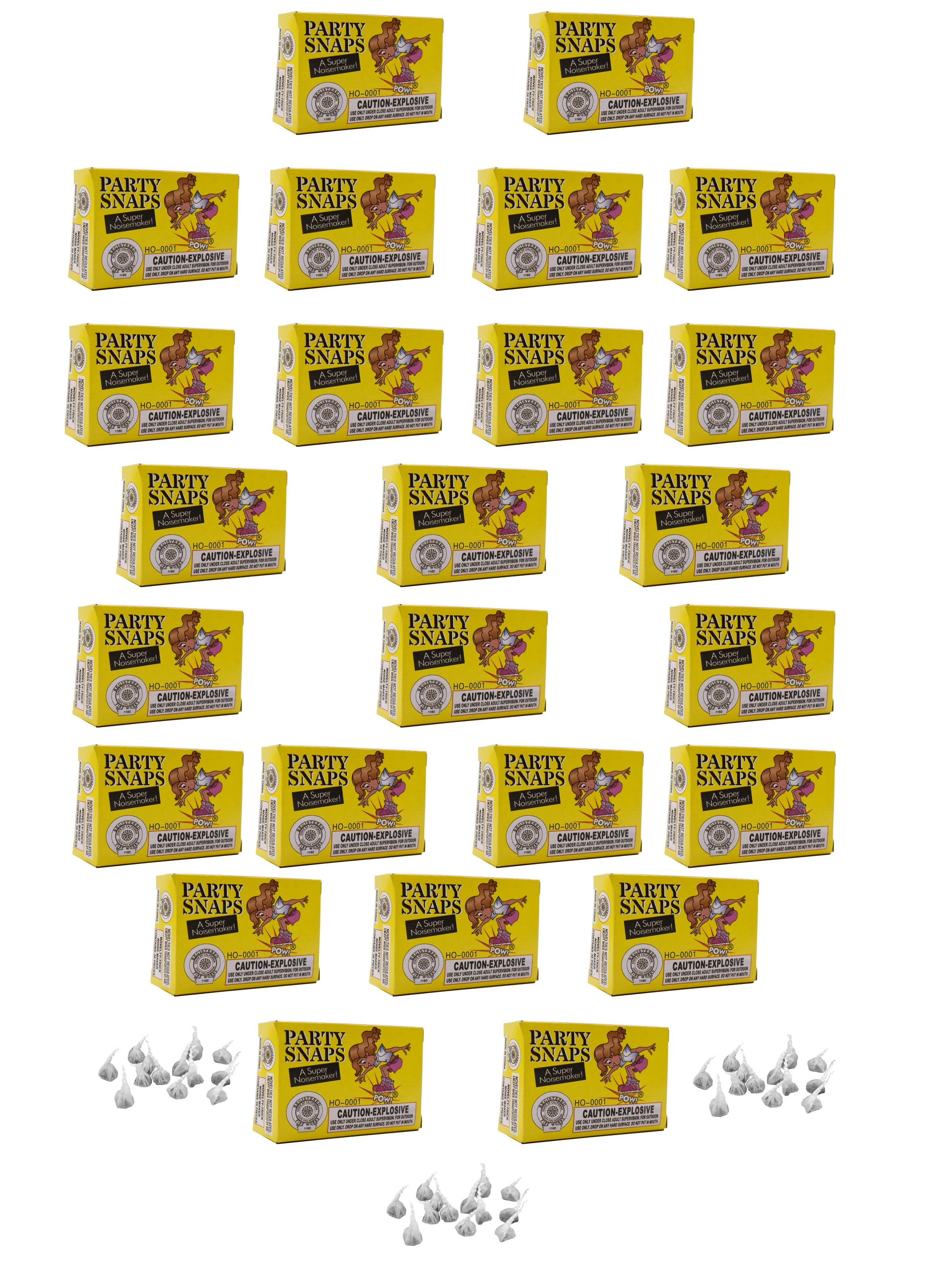 Nicky Bigs Novelties 750 Count Party Snaps – Loud Snap Poppers Noise ...