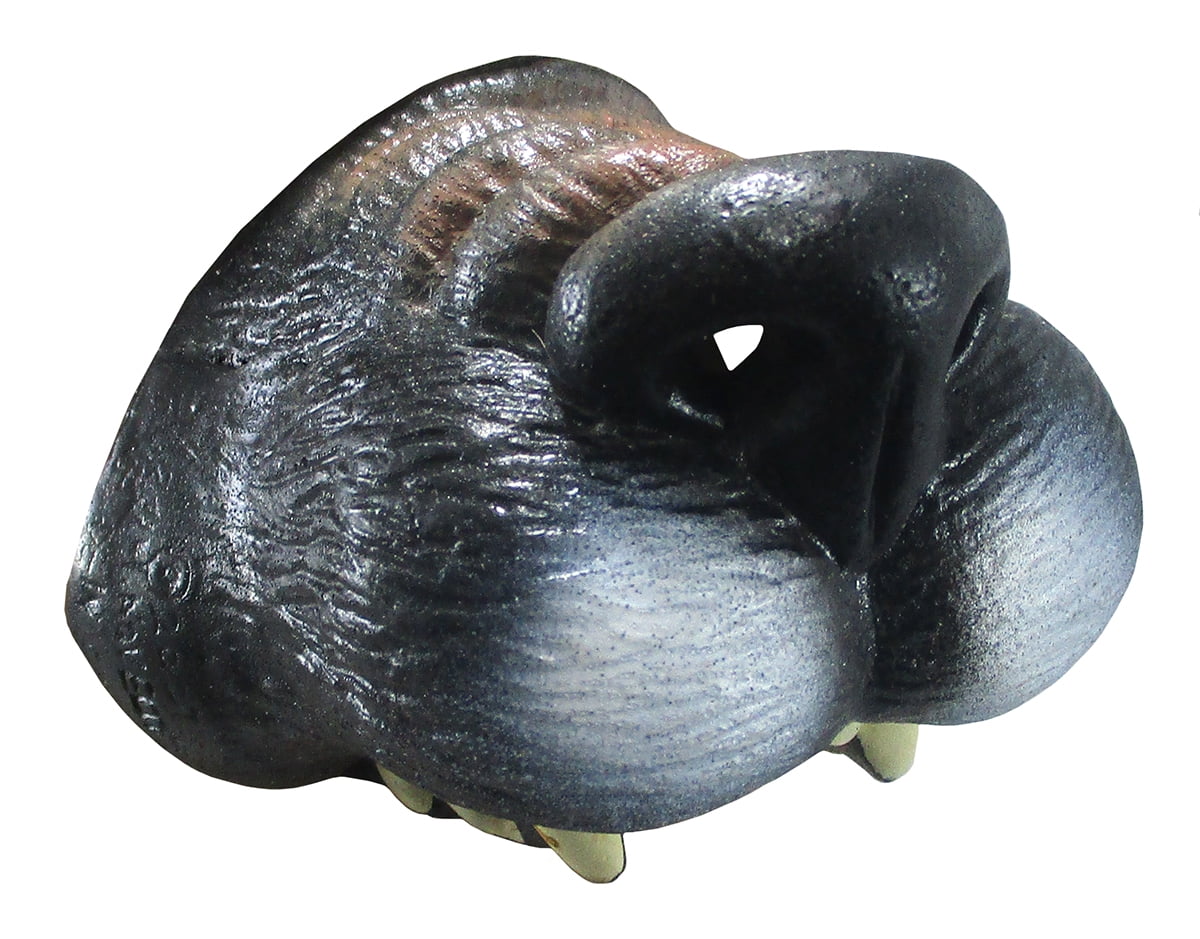 Nicky Bigs Novelties Adult Big Bad Werewolf Nose - Wolf Nose With Teeth ...