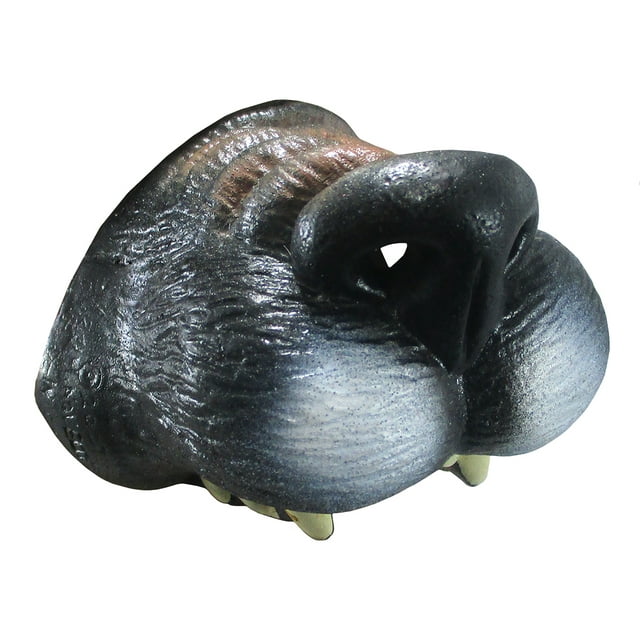 Nicky Bigs Novelties Adult Big Bad Werewolf Nose - Wolf Nose With Teeth ...