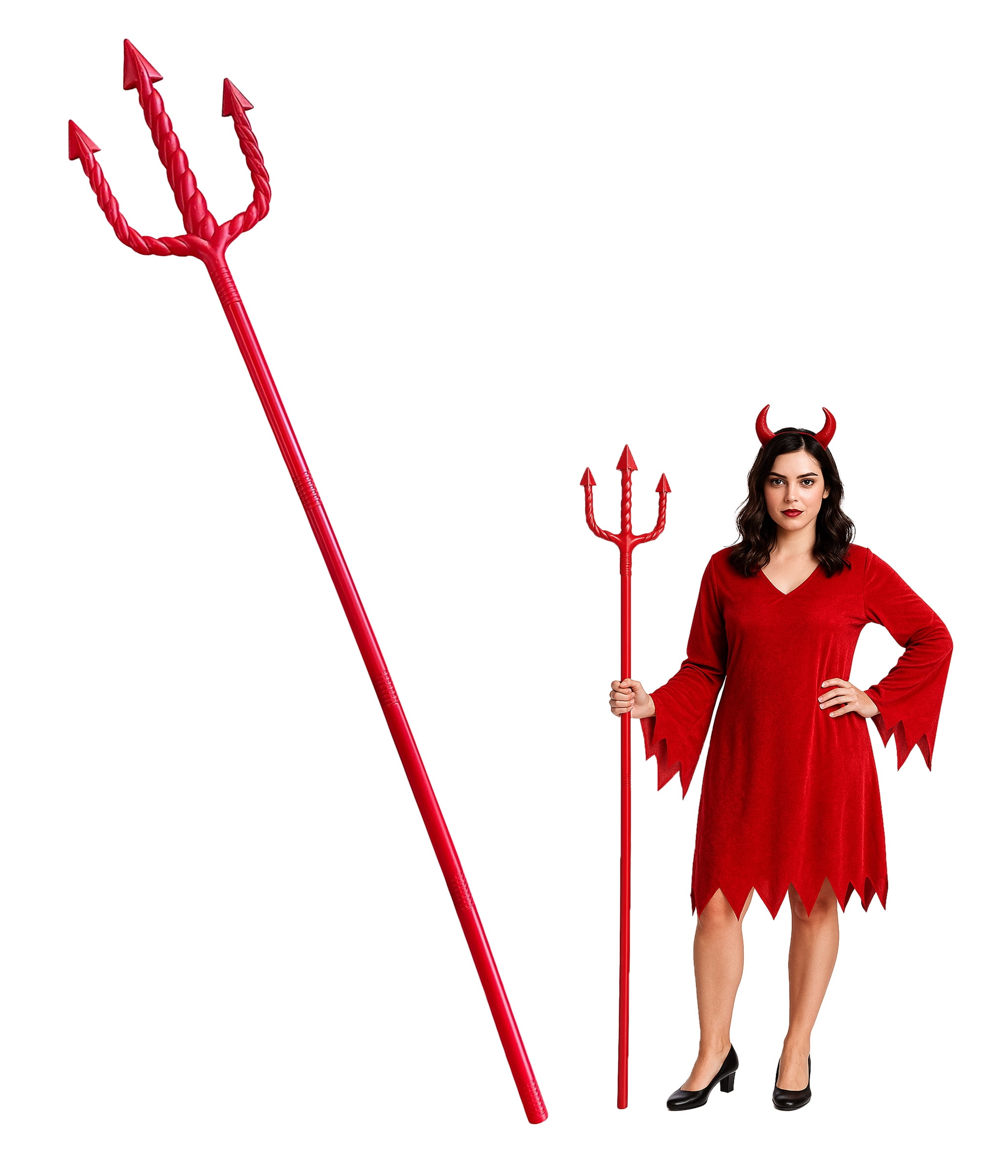 Nicky Bigs Novelties Adult Costume Accessory Red Devil Pitchfork ...
