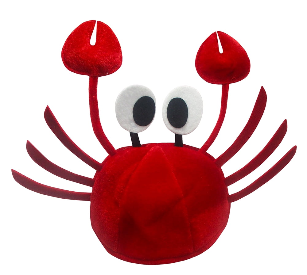 Nicky Bigs Novelties Adult Crab Hat Sea Lobster Animal Ocean Creature ...