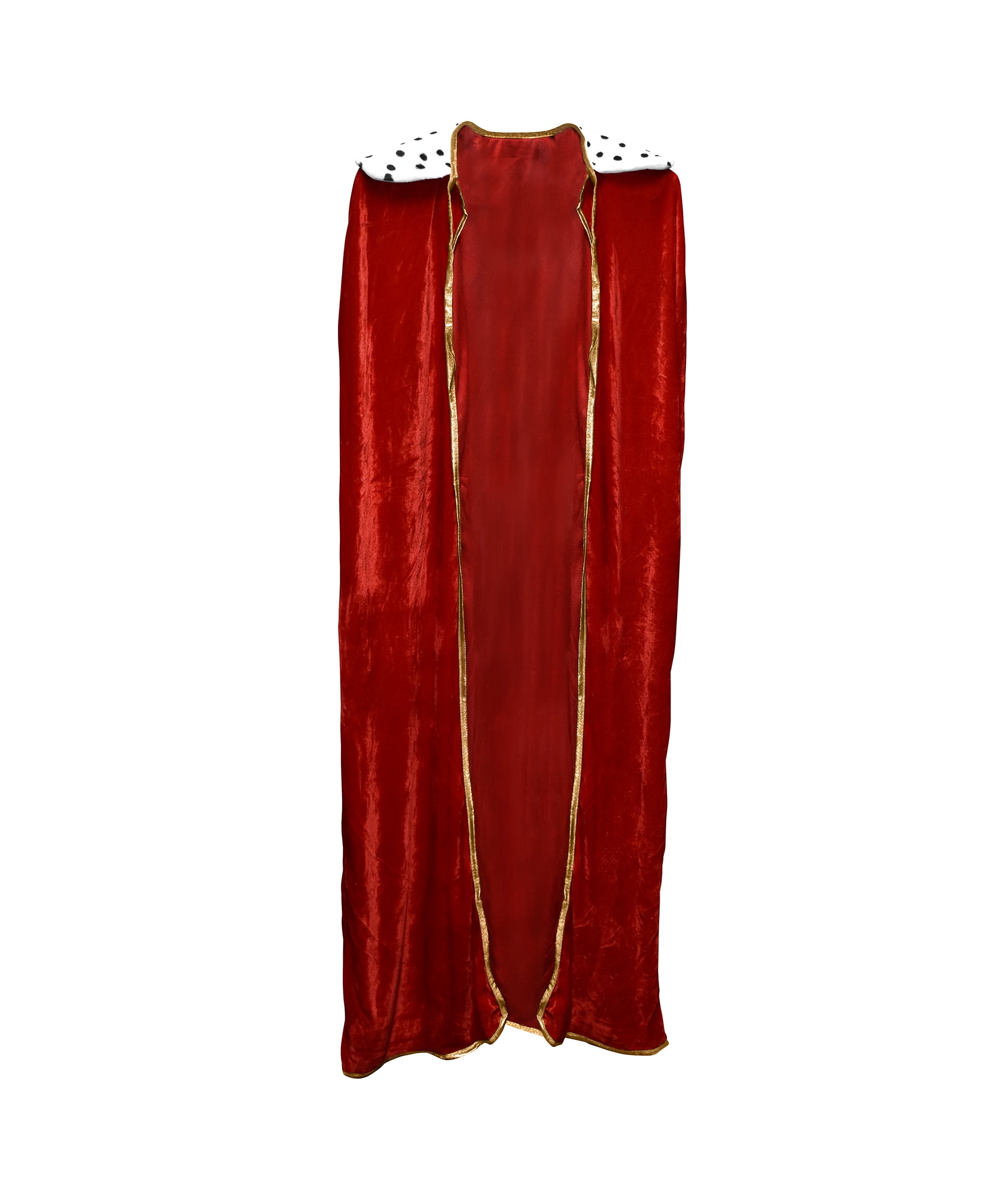Nicky Bigs Novelties Adult King Queen Velvet Cape, Faux Fur Collar ...