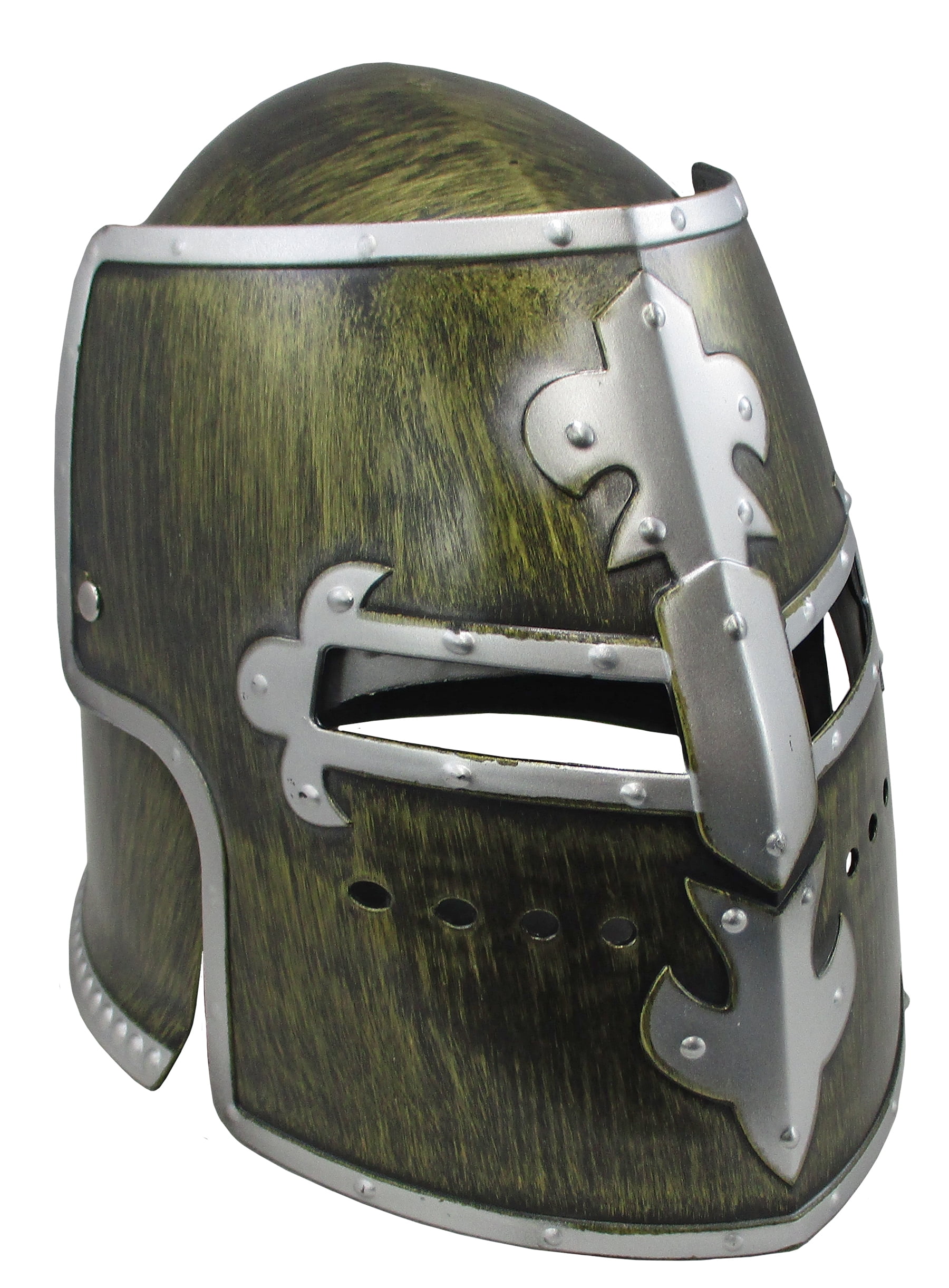 Nicky Bigs Novelties Adult Medieval Knight Helmet Costume - Templar ...