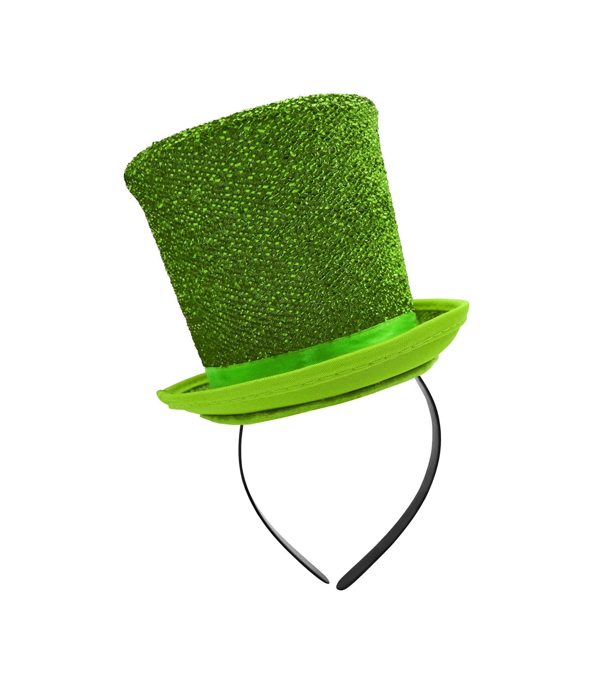 Nicky Bigs Novelties Adult Mini Glitter Mesh Top Hat Headband - Tiny ...