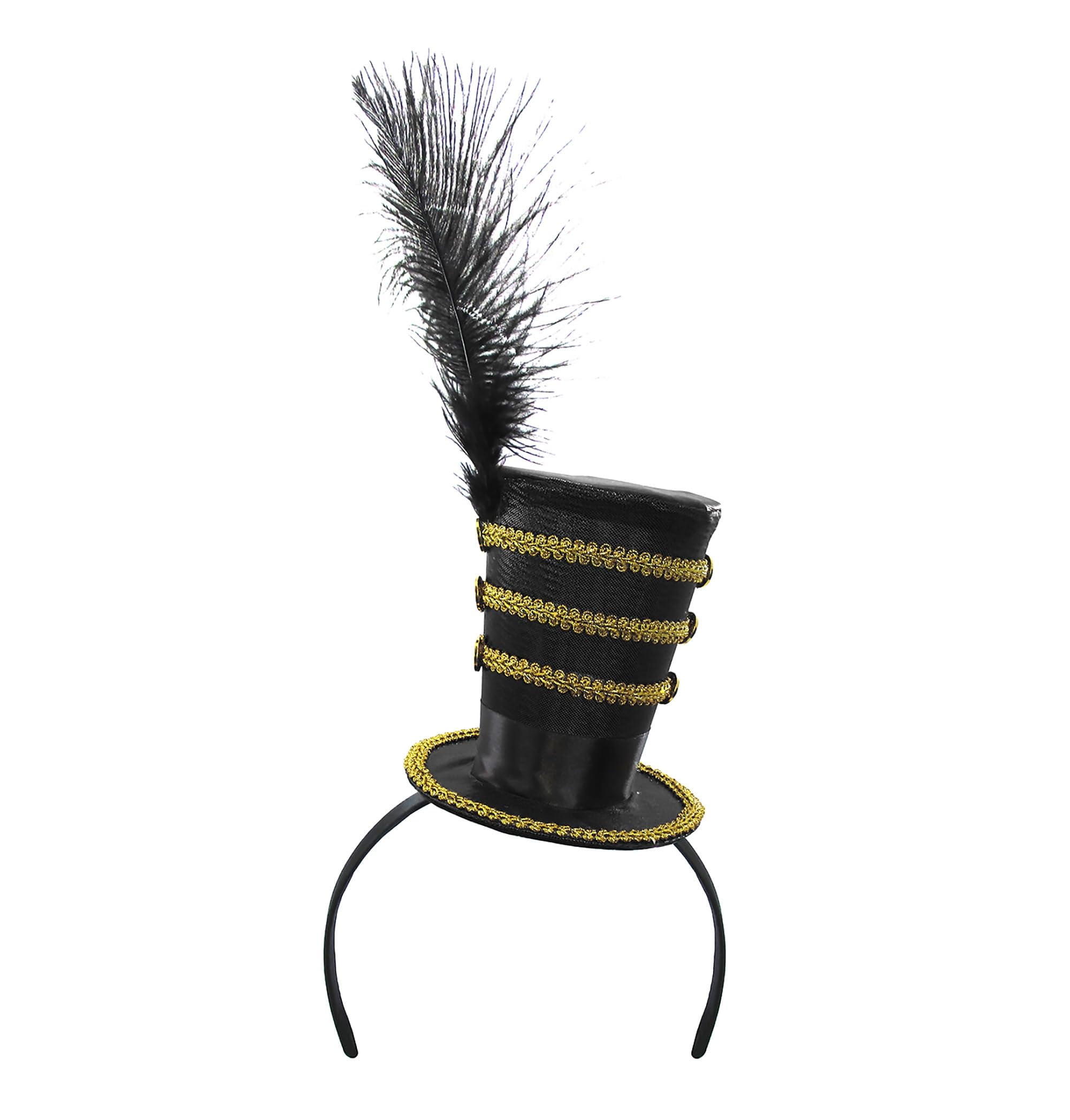 Nicky Bigs Novelties Adult Mini Majorette Ringmaster Small Top Hat ...