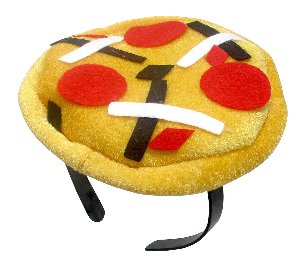 Nicky Bigs Novelties Adult Mini Pizza Hat Headband- Pepperoni Pie Food ...