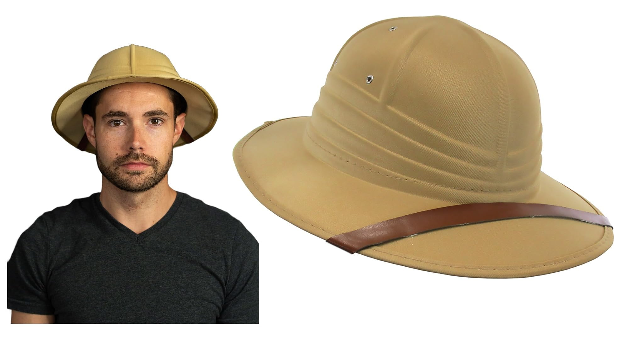 Nicky Bigs Novelties Adult British Pith Helmet – Jungle Safari Zoo ...